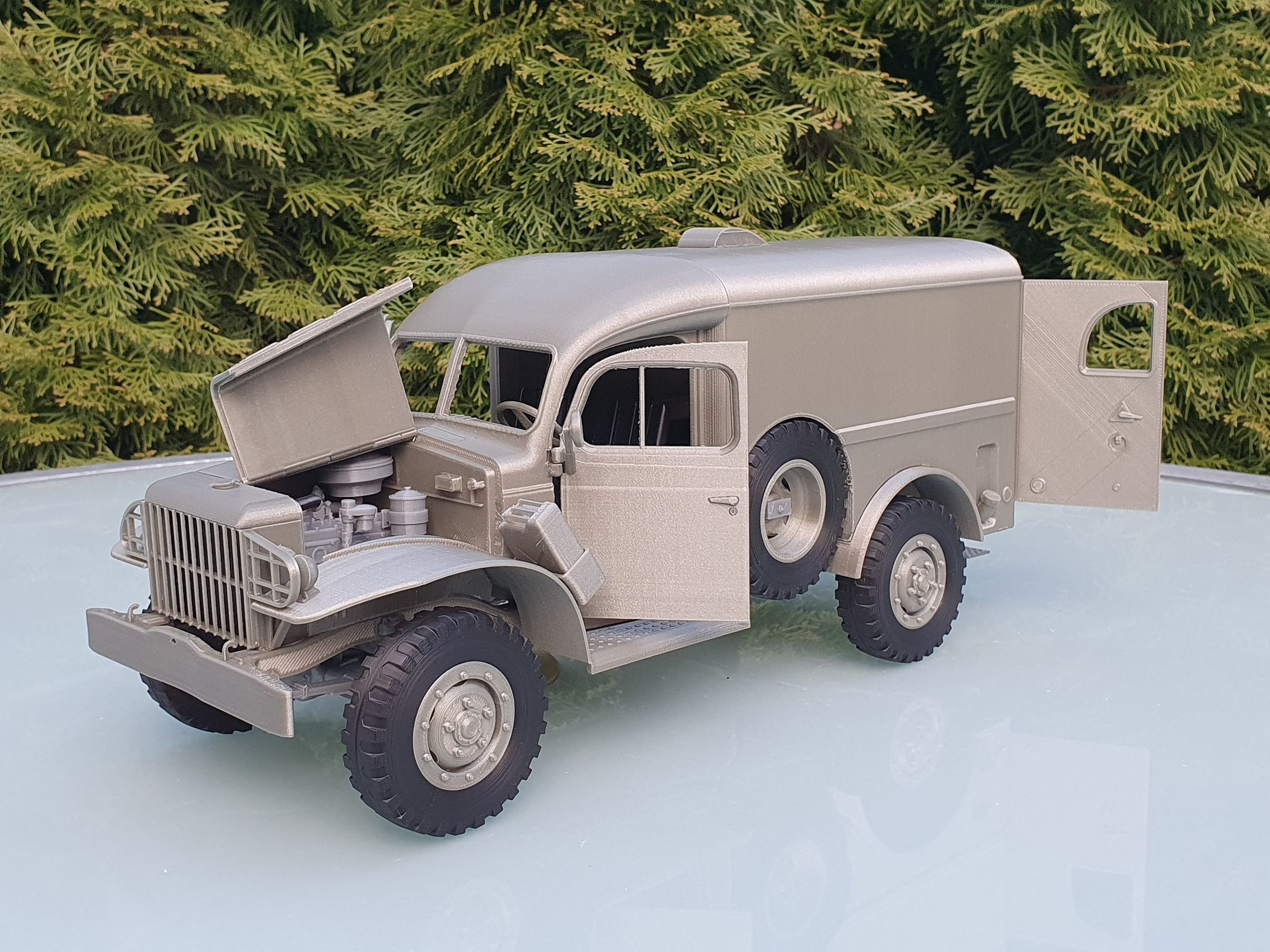 Dodge WC54 - scale model kit FDM 3D model 3D printable | CGTrader