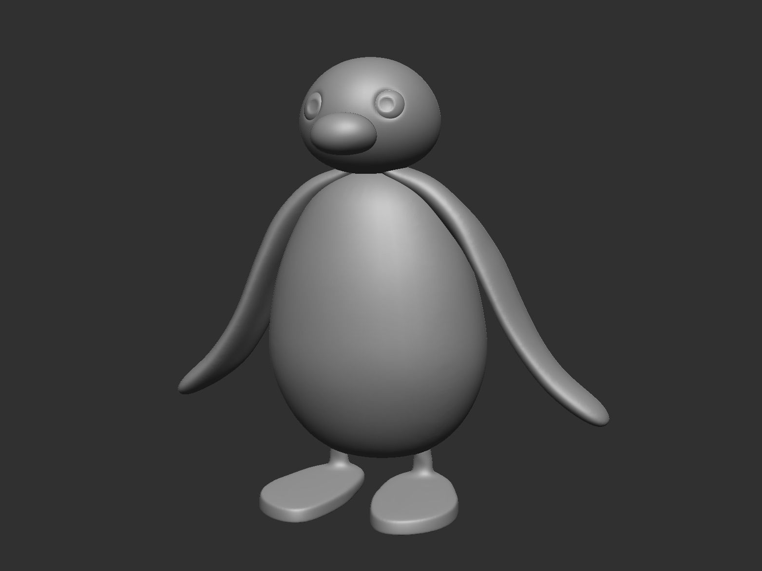 pingu - 3d print file stl obj 3D model 3D printable | CGTrader