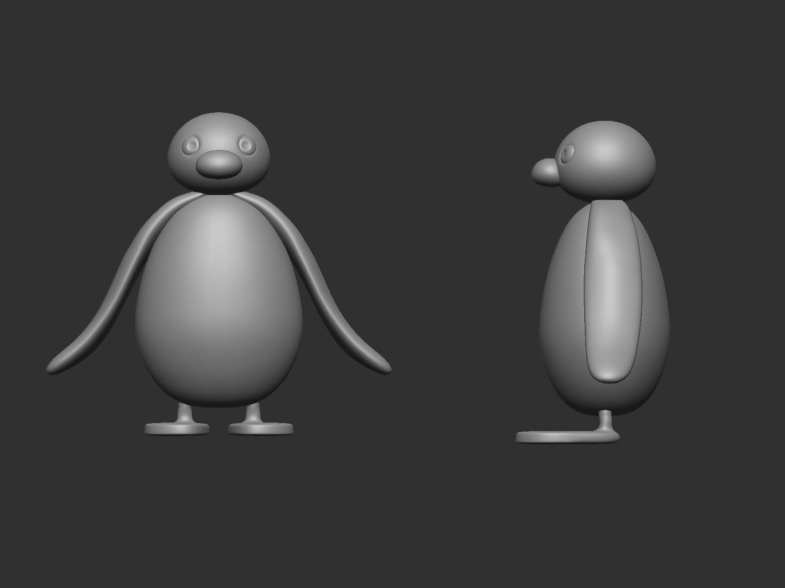 pingu - 3d print file stl obj 3D model 3D printable | CGTrader
