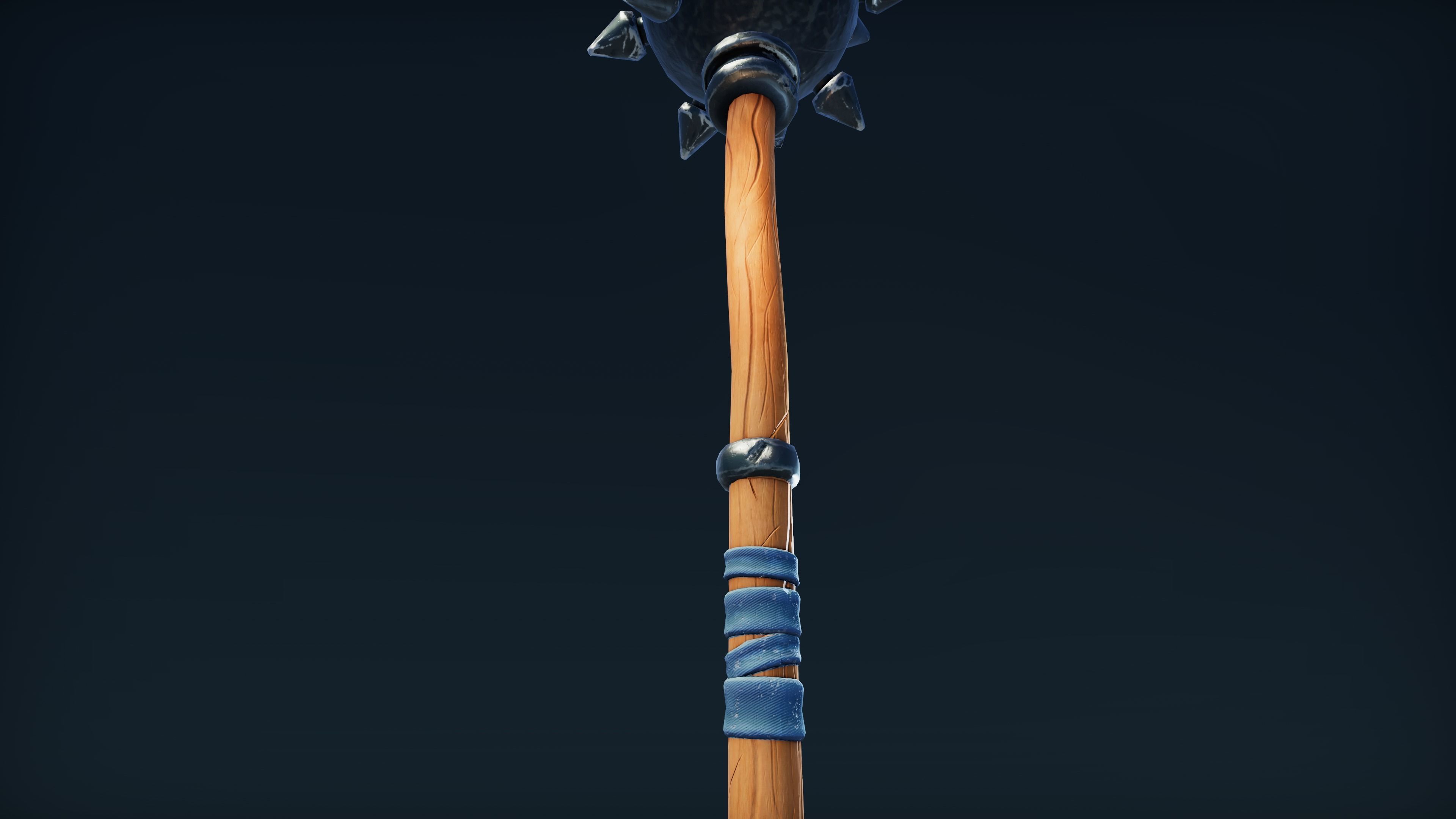 3D model Stylized Barbarian Mace VR / AR / low-poly | CGTrader