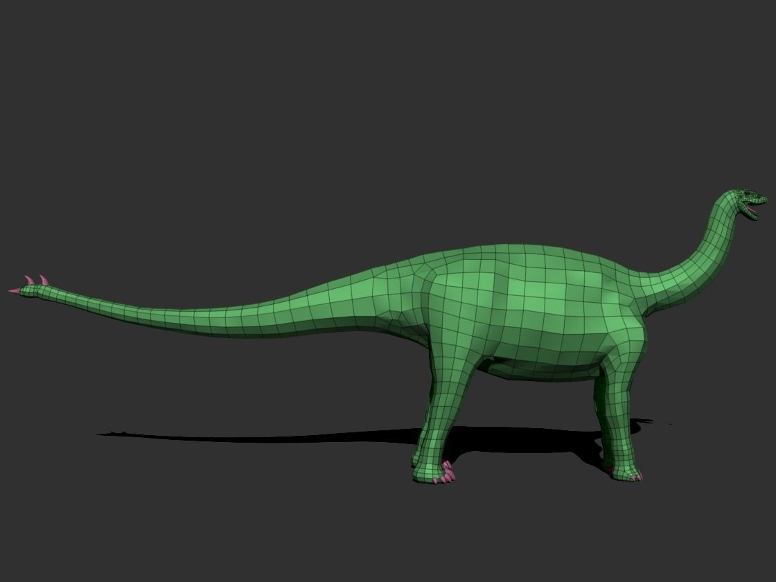 3D model 3D Shunosaurus dinosaur VR / AR / low-poly | CGTrader