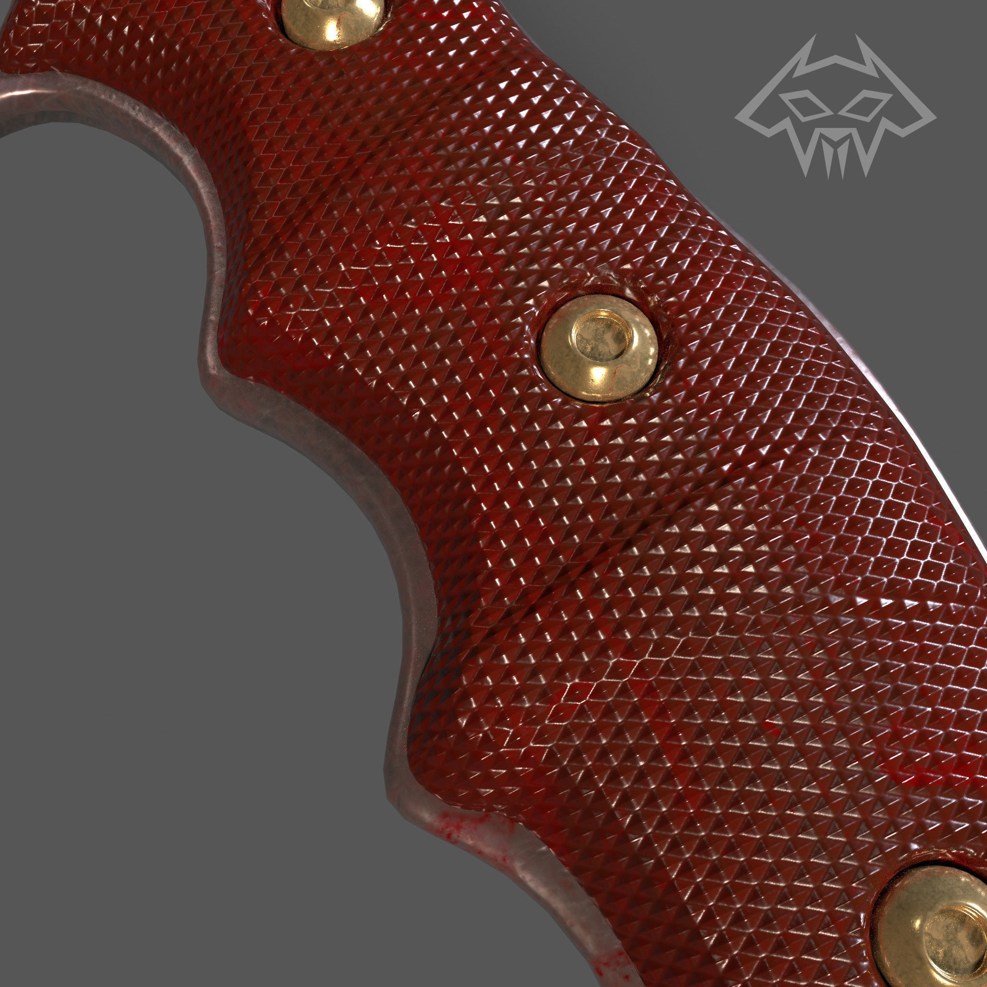 Weapon Series - Bloody Slashing Knife 3D model | CGTrader
