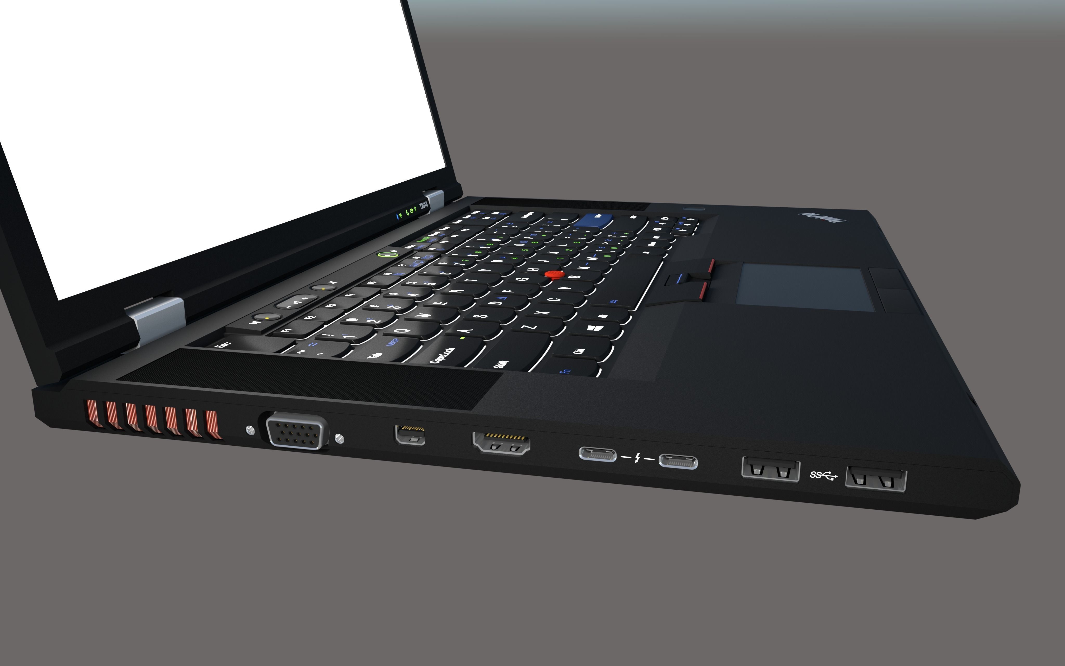 ThinkPad T2018 free 3D model | CGTrader
