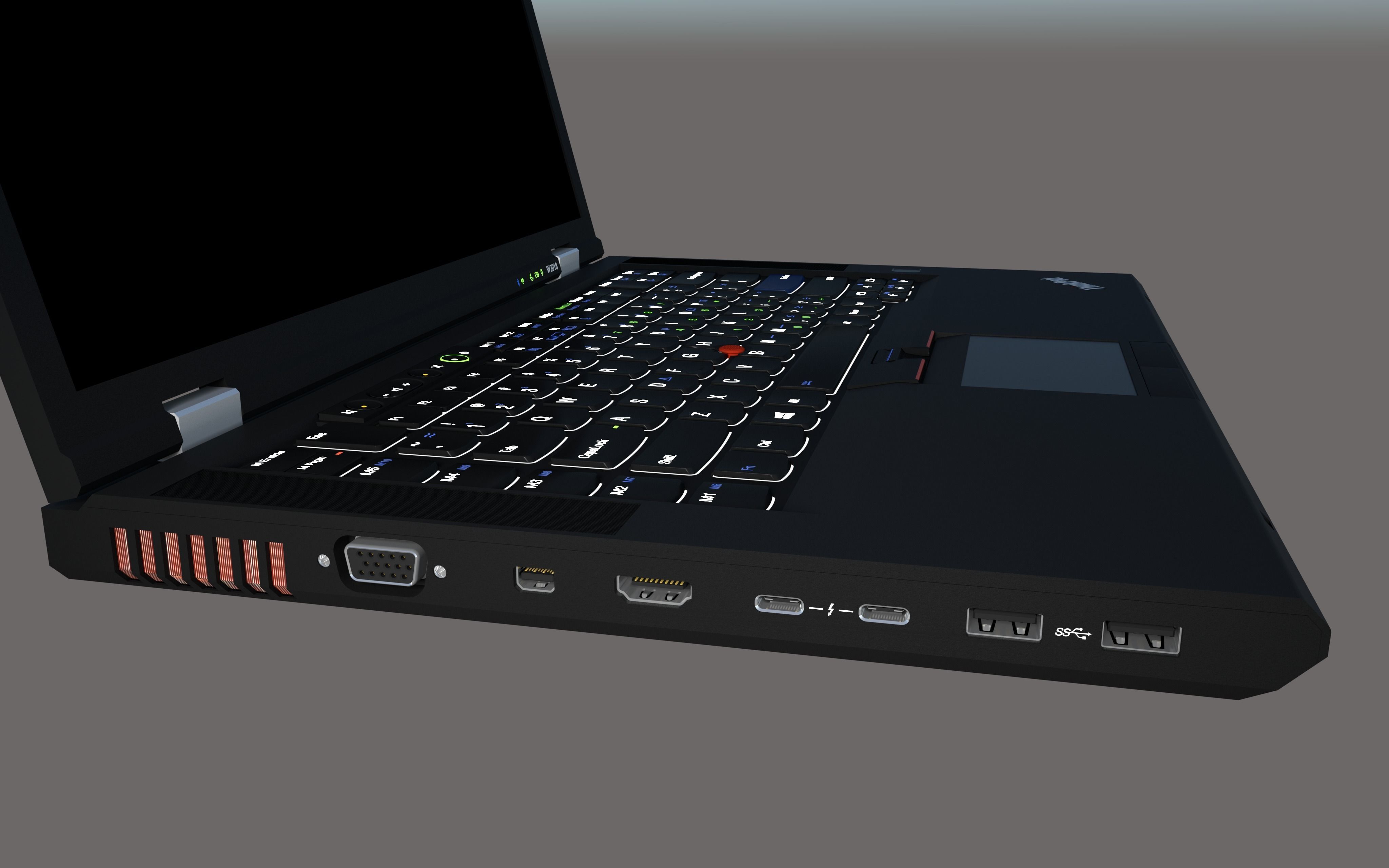 ThinkPad W2018 free 3D model | CGTrader