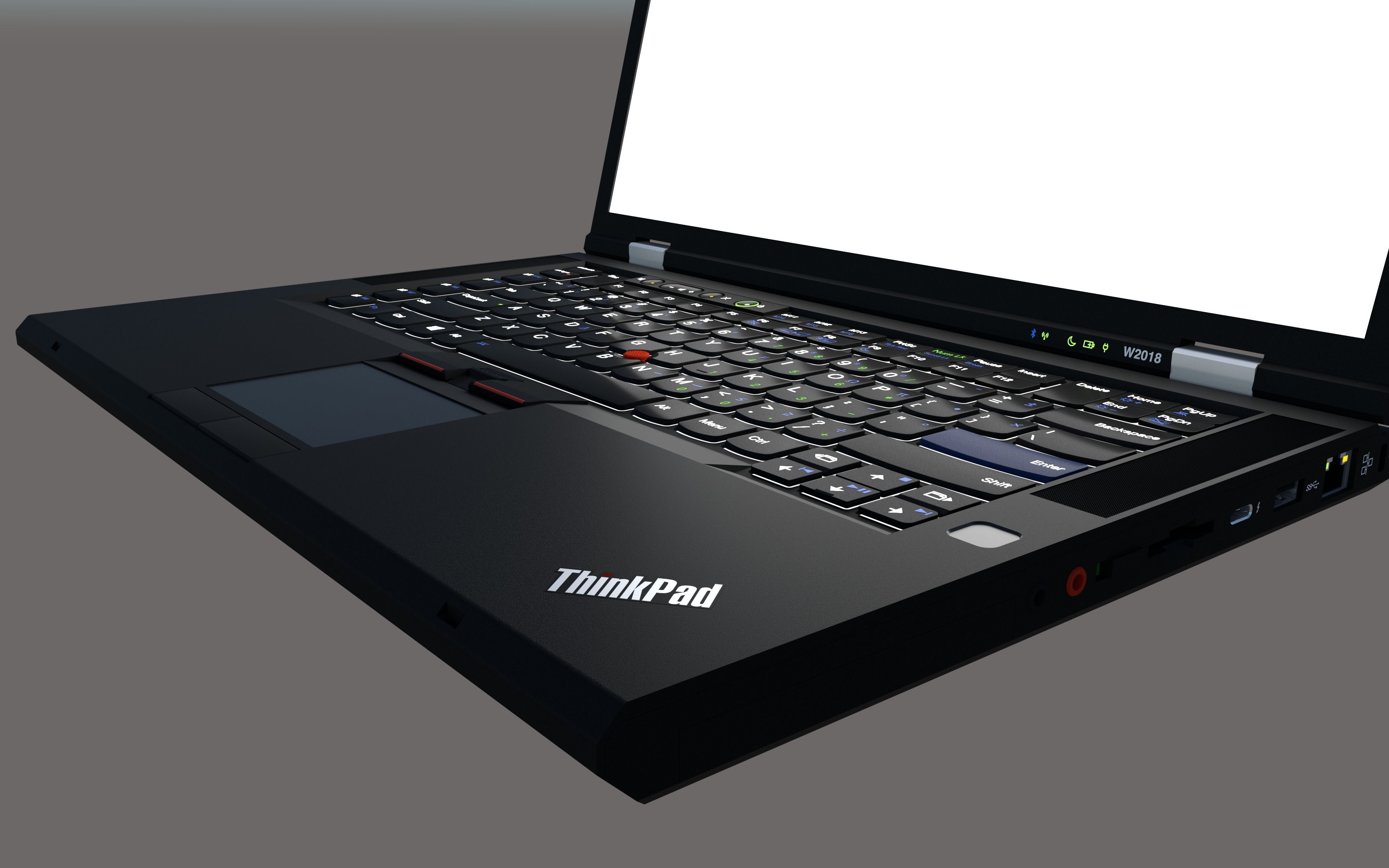 ThinkPad W2018 free 3D model | CGTrader