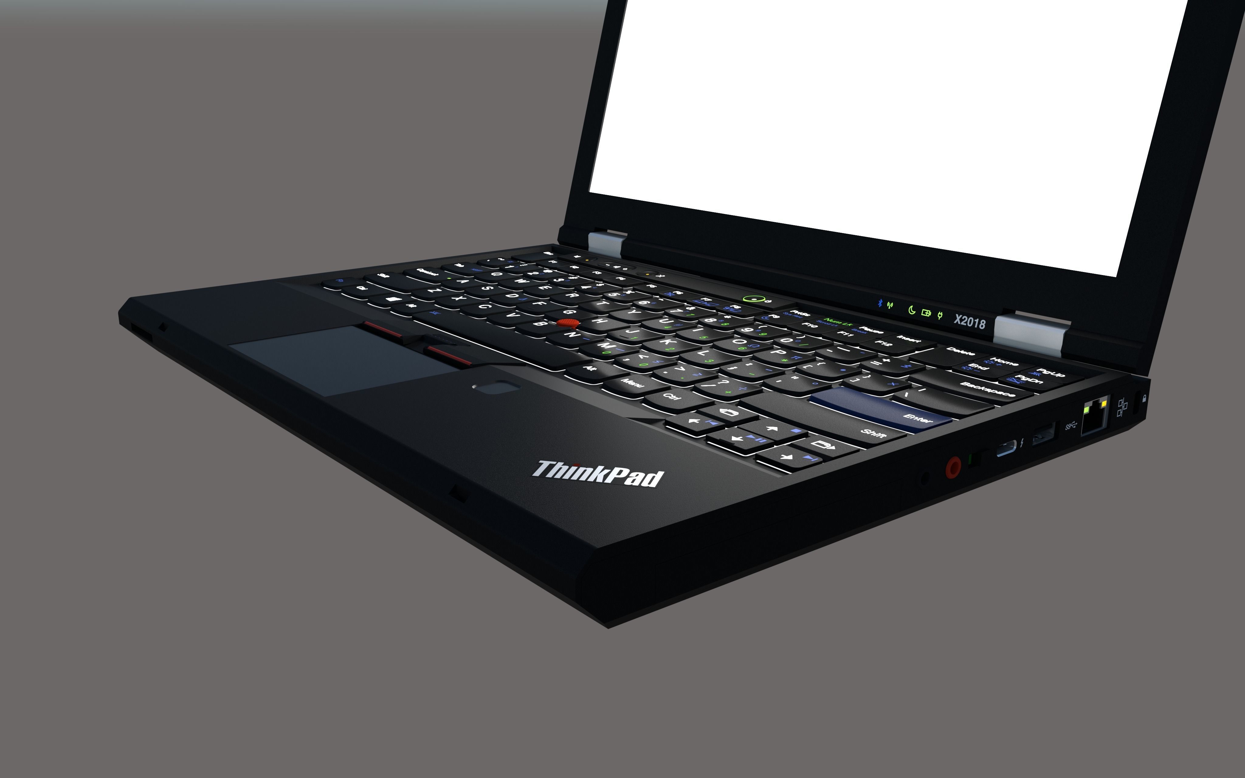 ThinkPad X2018 free 3D model | CGTrader