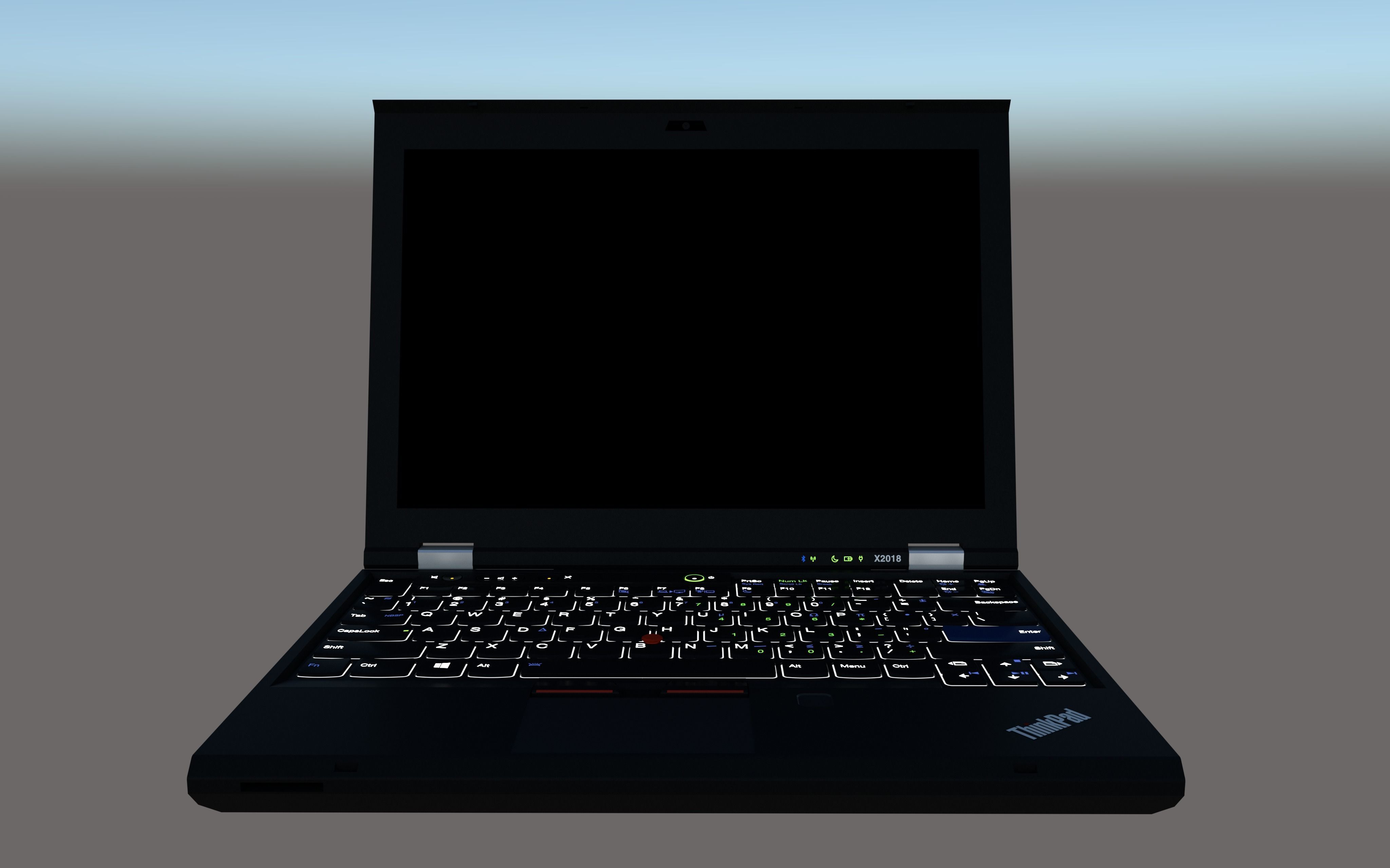 ThinkPad X2018 free 3D model | CGTrader