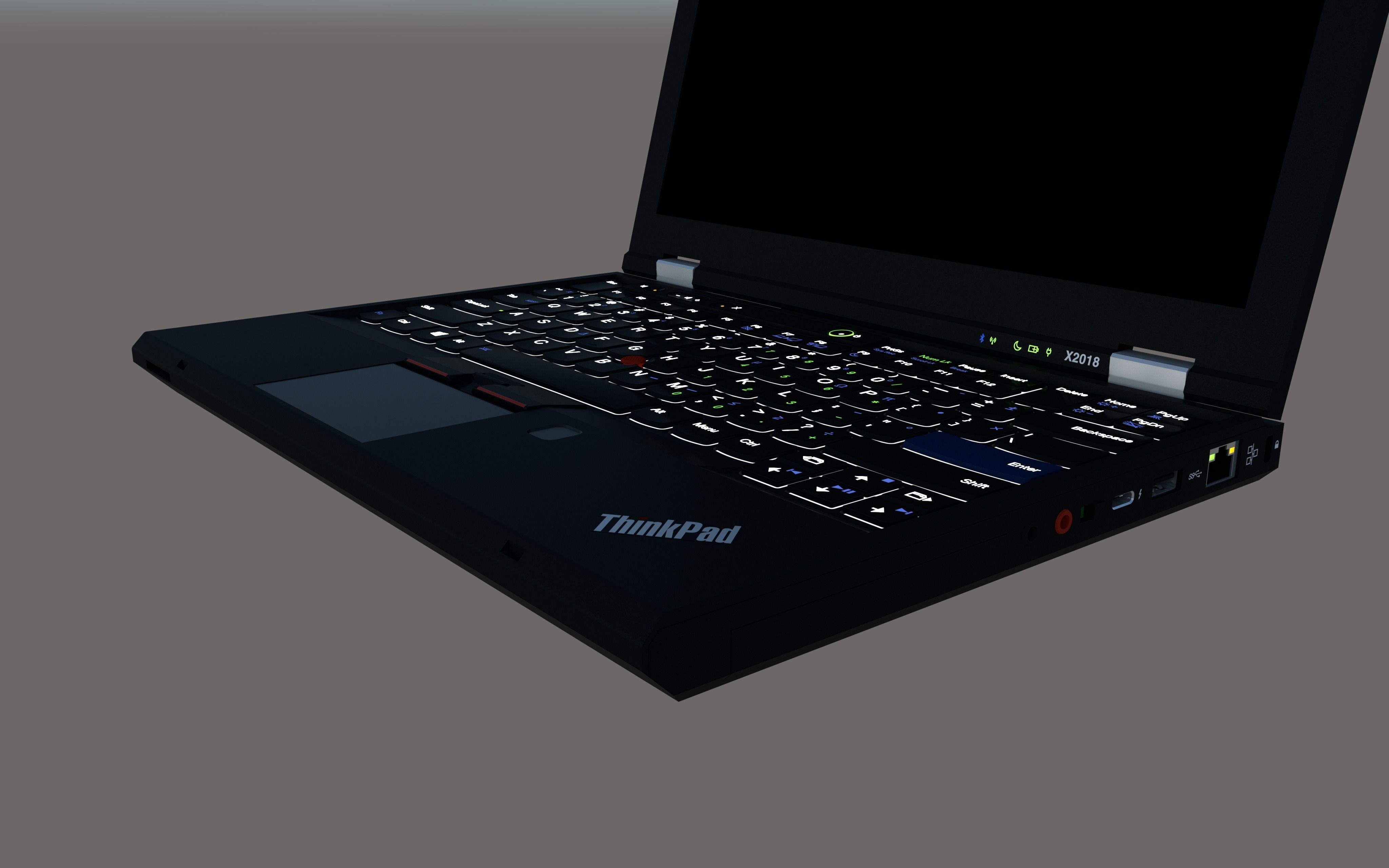 ThinkPad X2018 free 3D model | CGTrader