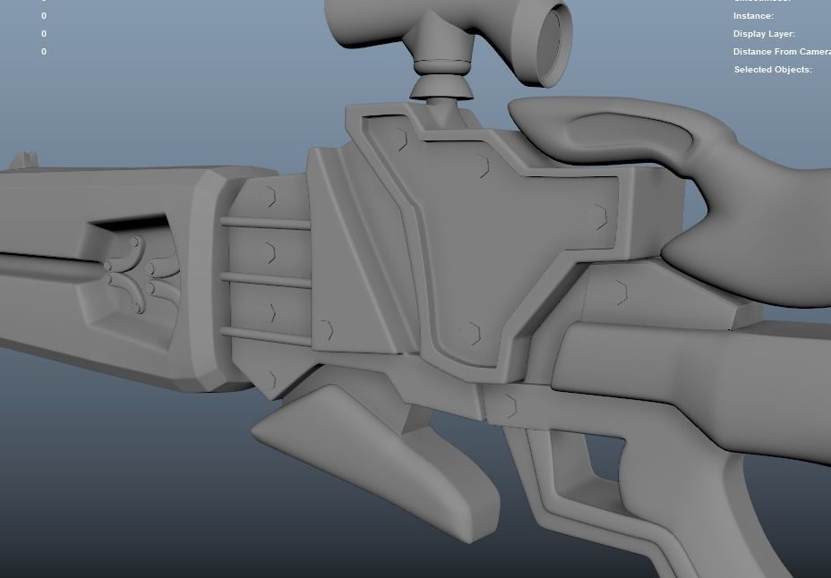 Alien Rifle 3D model | CGTrader