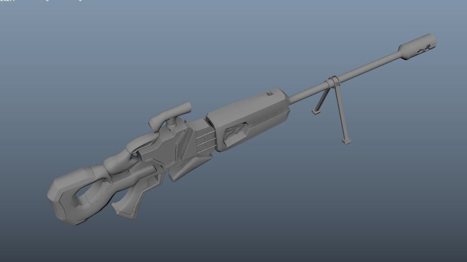 Alien Rifle 3D model | CGTrader