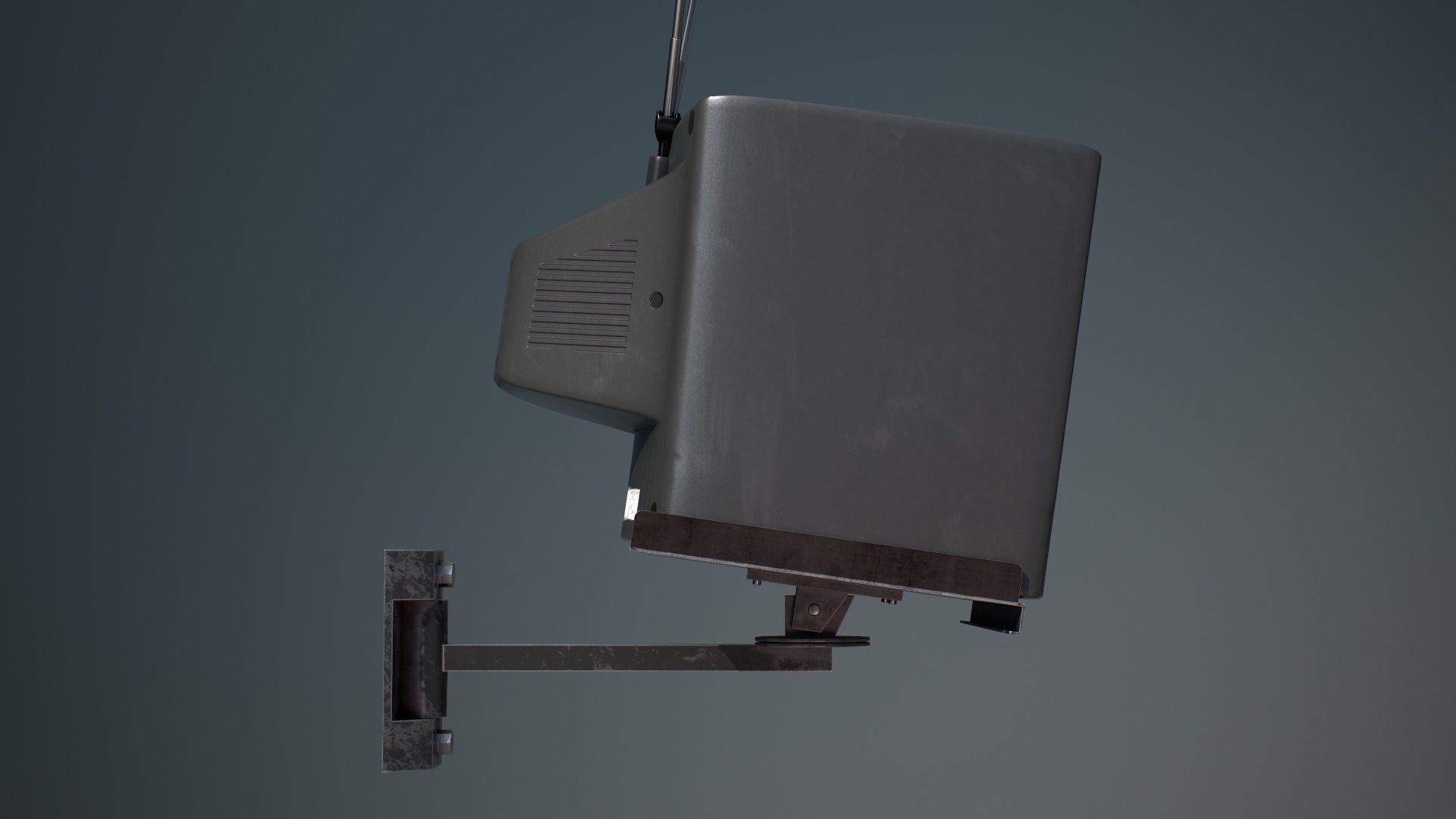 3D model Television with Wall Hanger - Game Ready VR / AR / low-poly ...