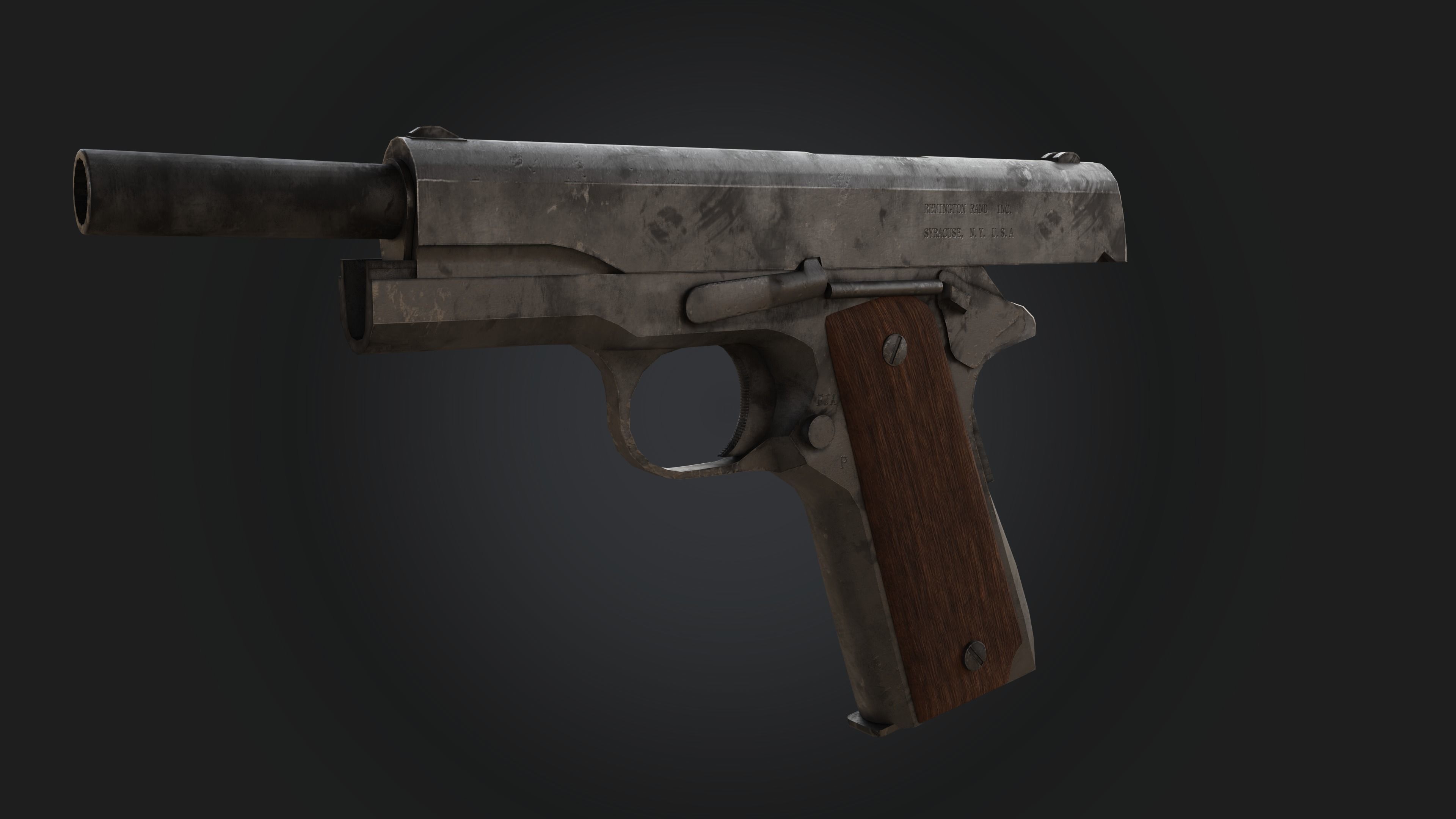 Colt 1911 game-ready 3D model | CGTrader
