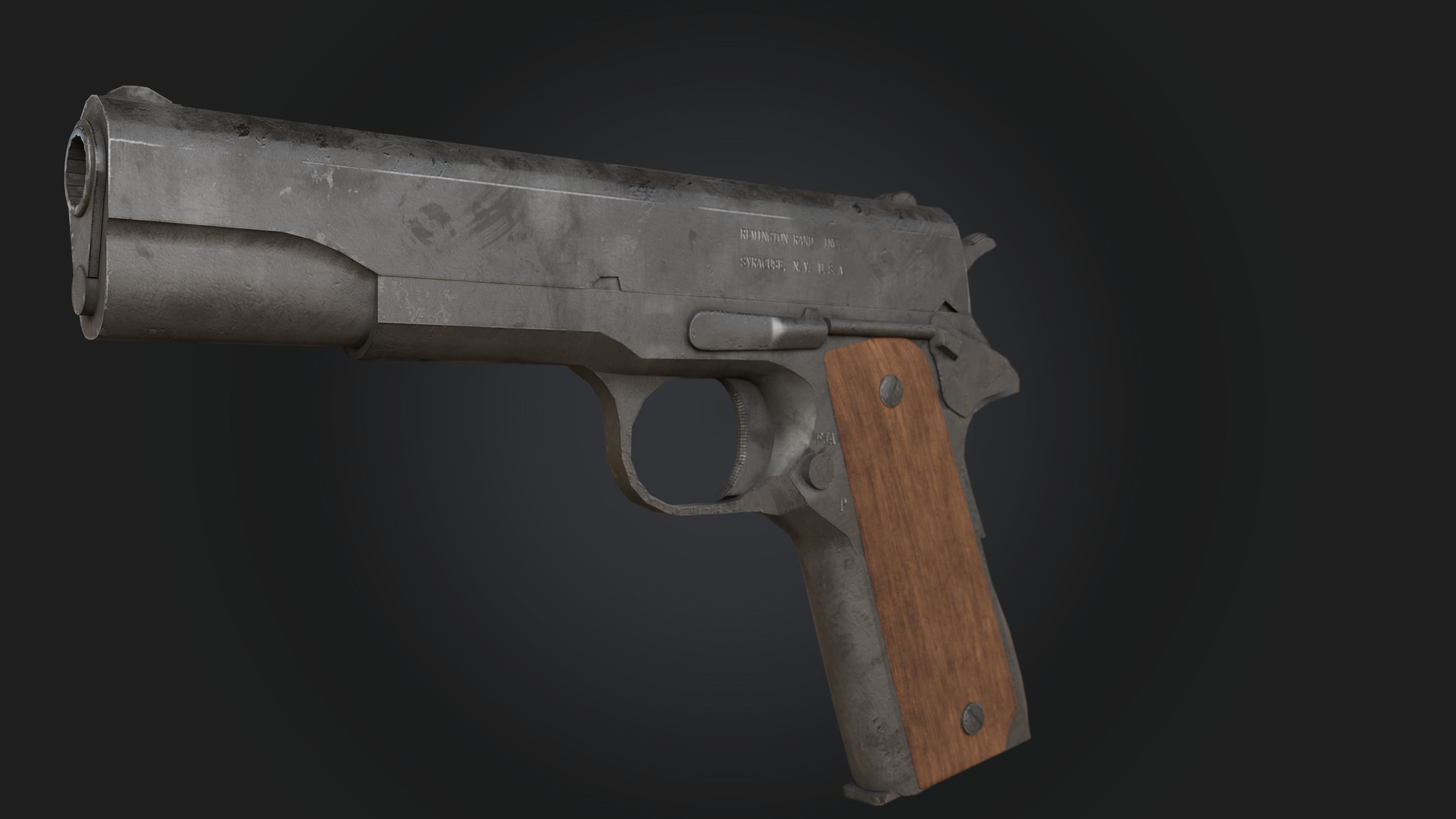 Colt 1911 game-ready 3D model | CGTrader
