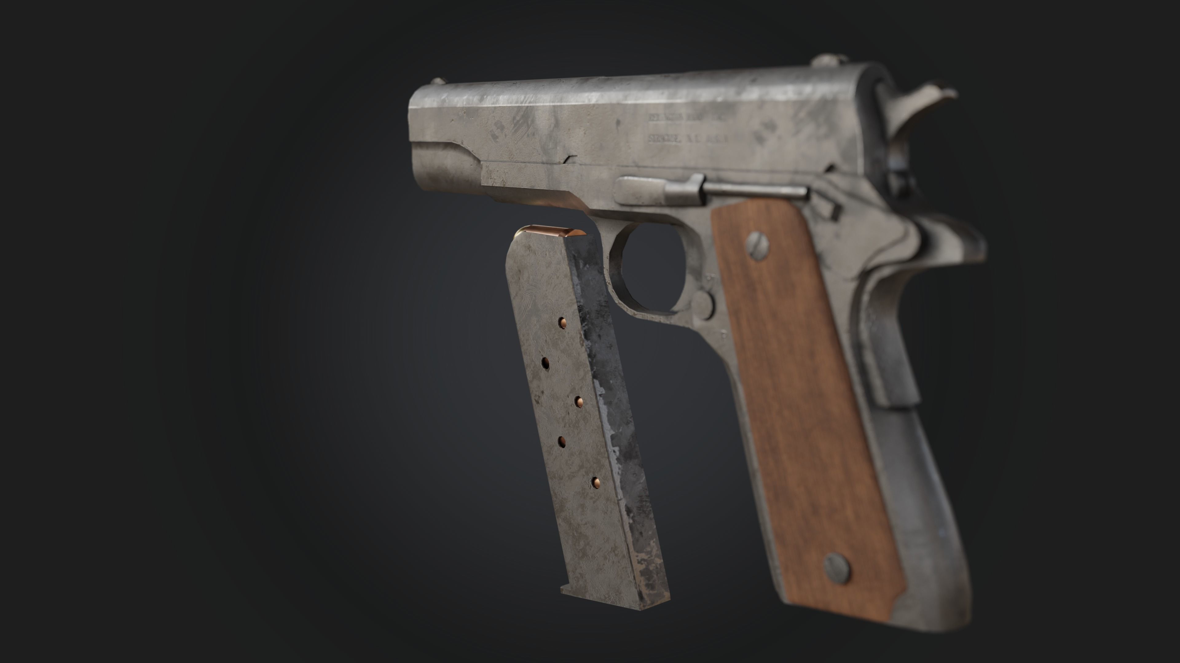 Colt 1911 game-ready 3D model | CGTrader
