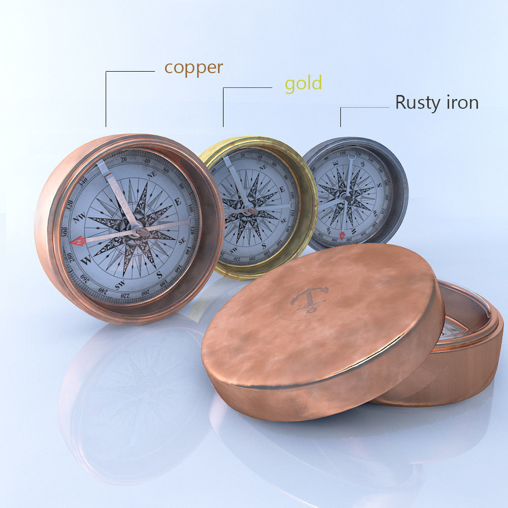 Compass 3D model | CGTrader
