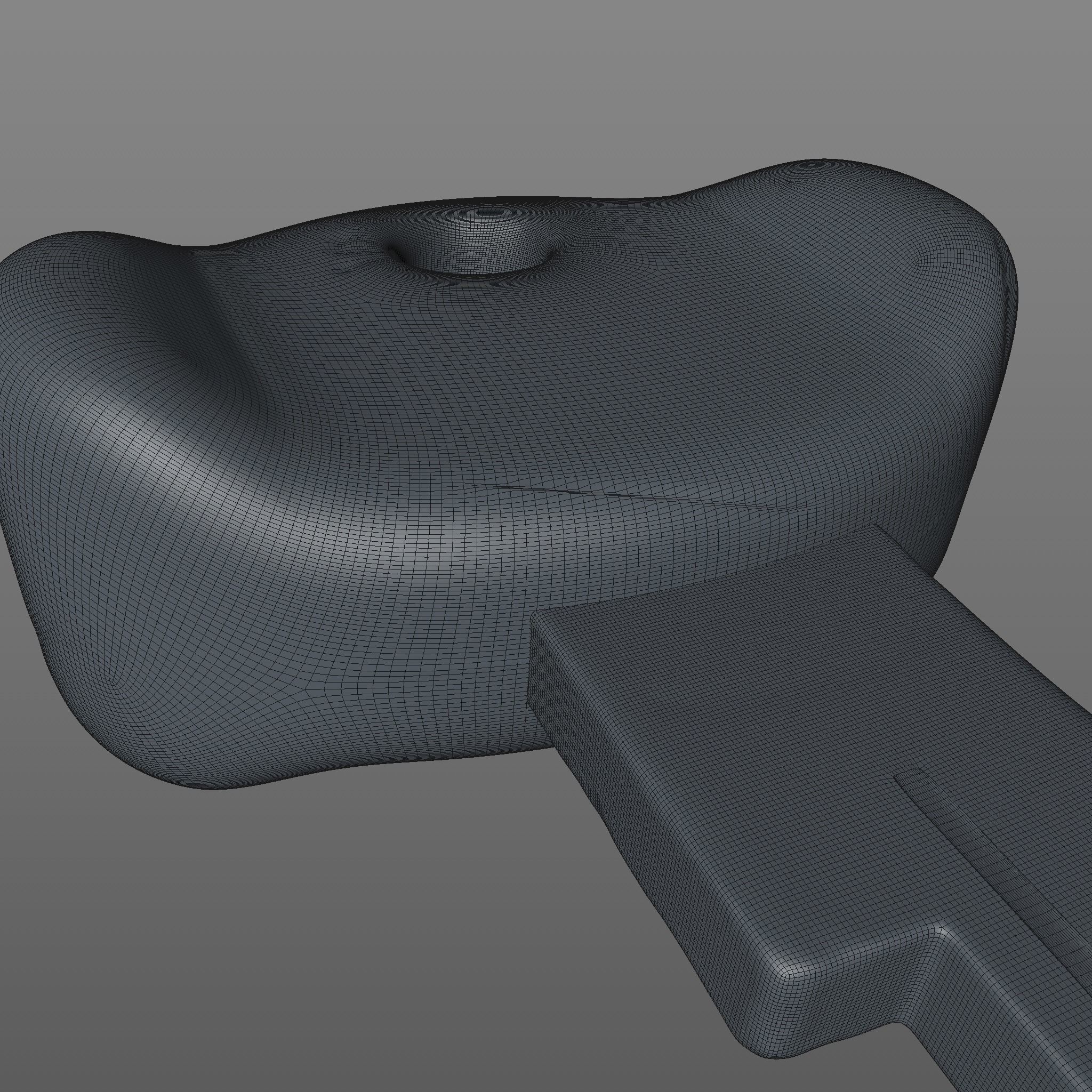 Old Mercedes key 3D model | CGTrader