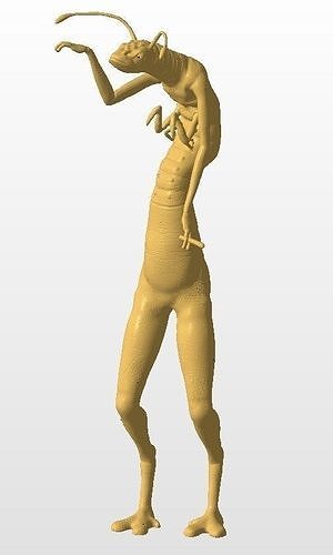 Worm 2 Men in Black 3D model 3D printable | CGTrader