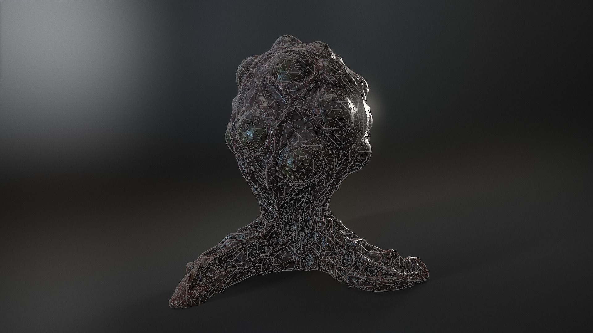 3D model Alien biomass corruption plant VR / AR / low-poly | CGTrader