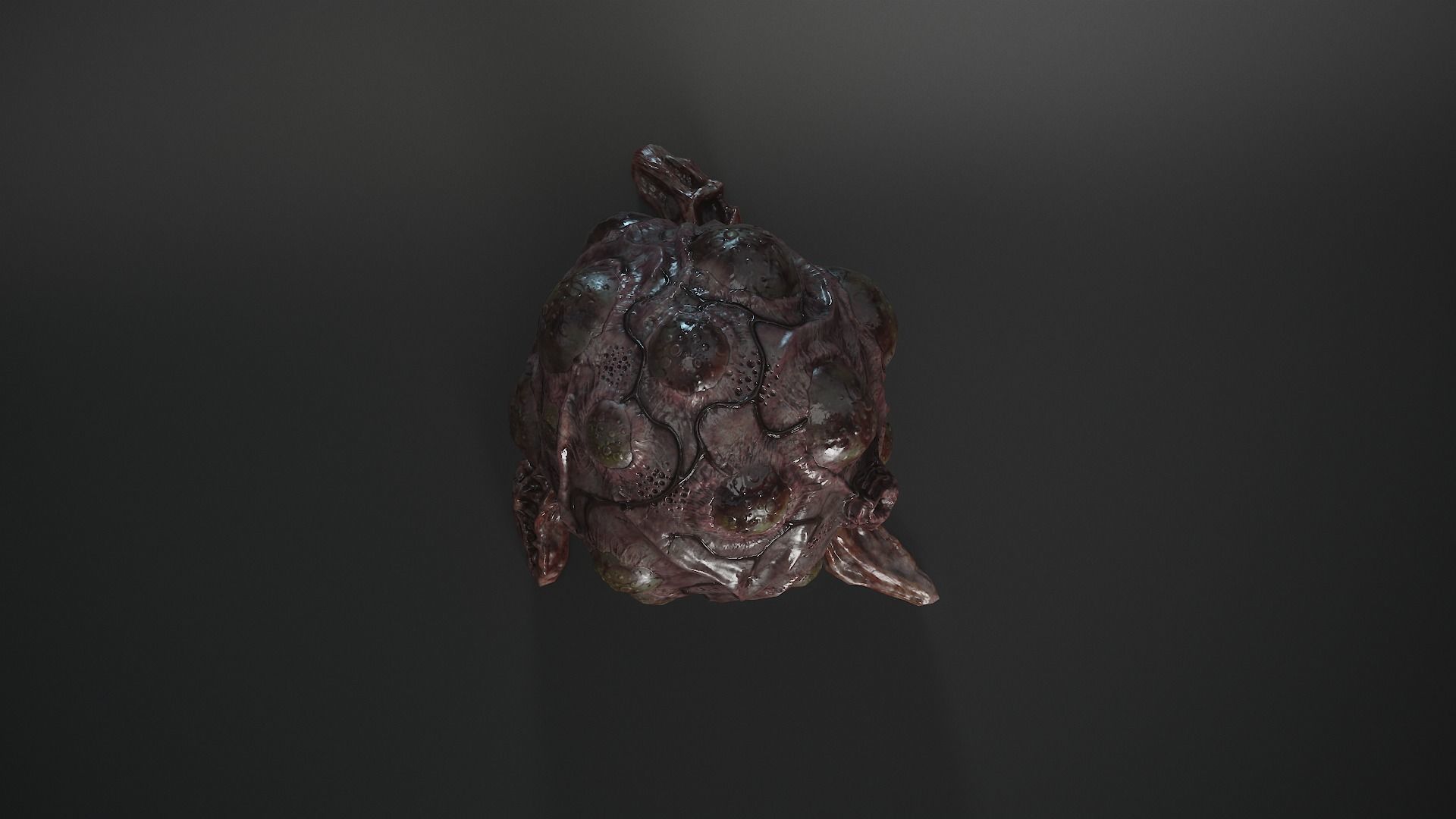 3D model Alien biomass corruption plant VR / AR / low-poly | CGTrader