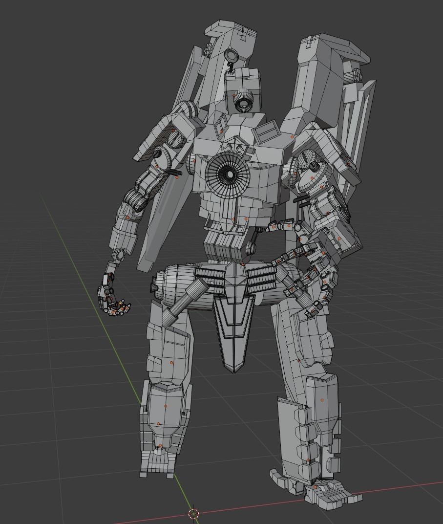Robot 3d model fully rigged 3D model animated rigged | CGTrader
