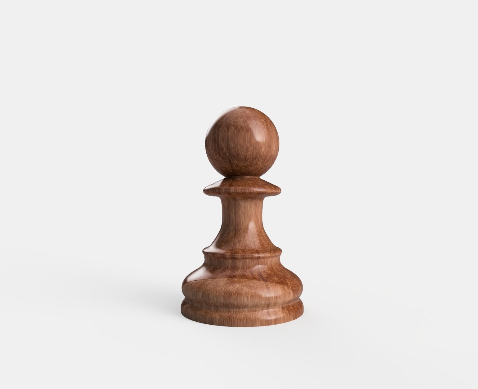 Chess pawn free 3D model 3D printable | CGTrader