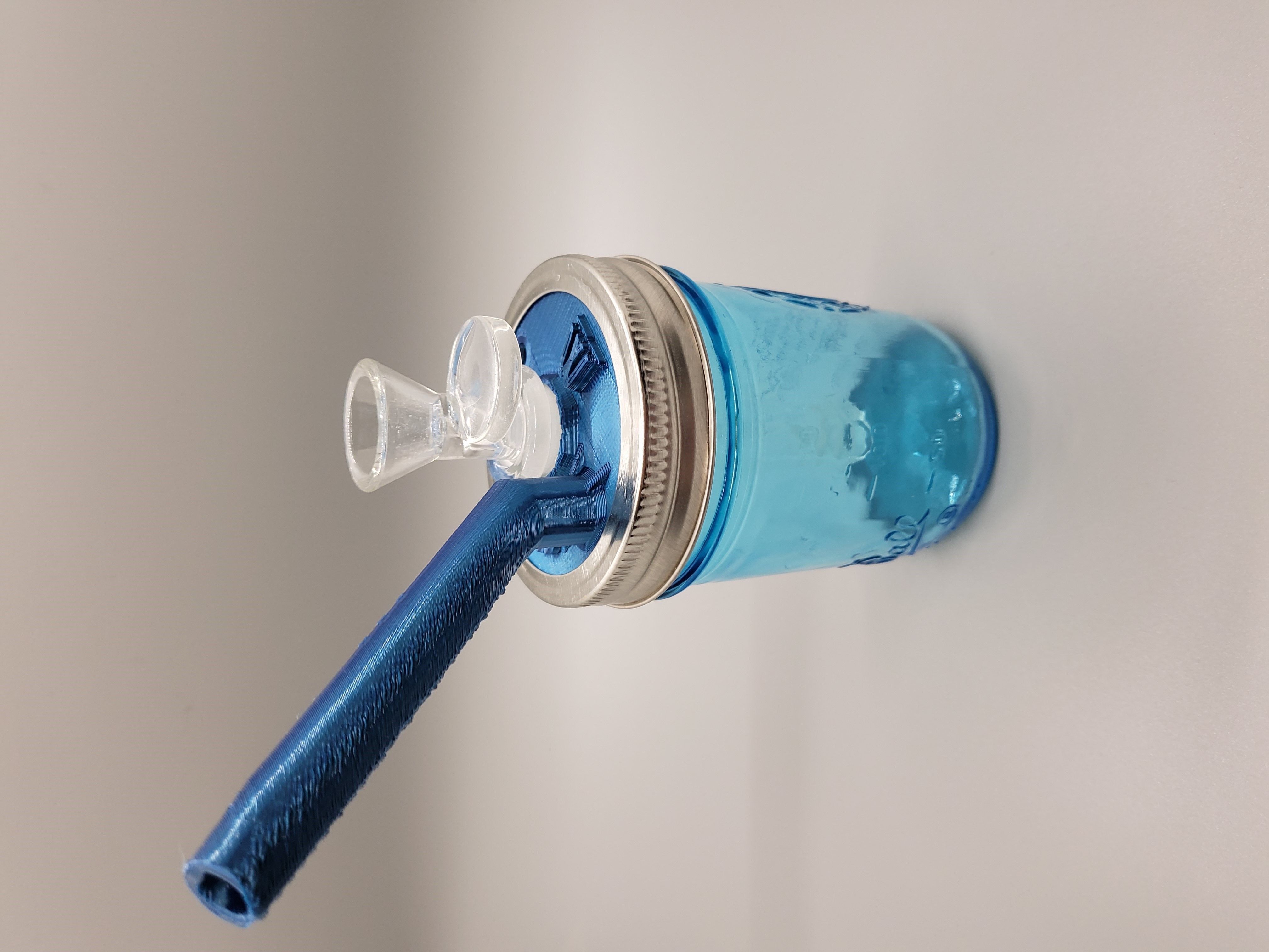 Mason Jar Bong 3D model 3D printable | CGTrader