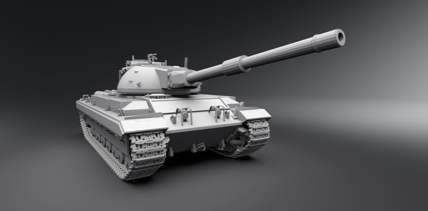 Fv214 Conqueror Scale Model 3D model 3D printable | CGTrader