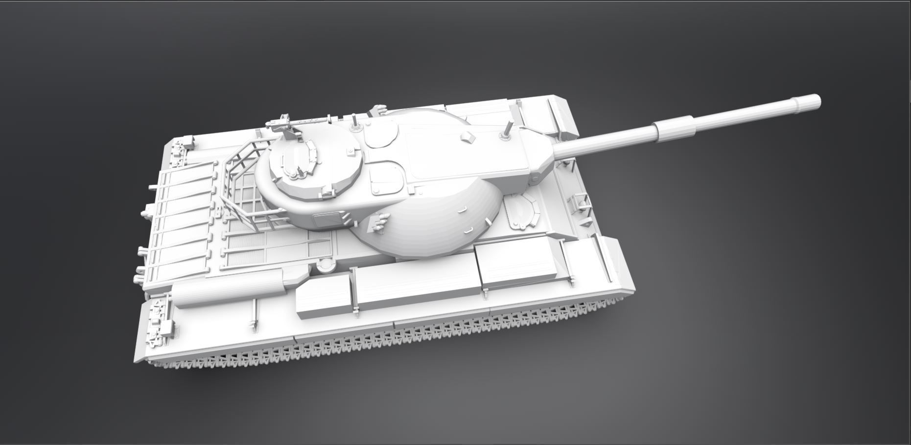 Fv214 Conqueror Scale Model 3D model 3D printable | CGTrader