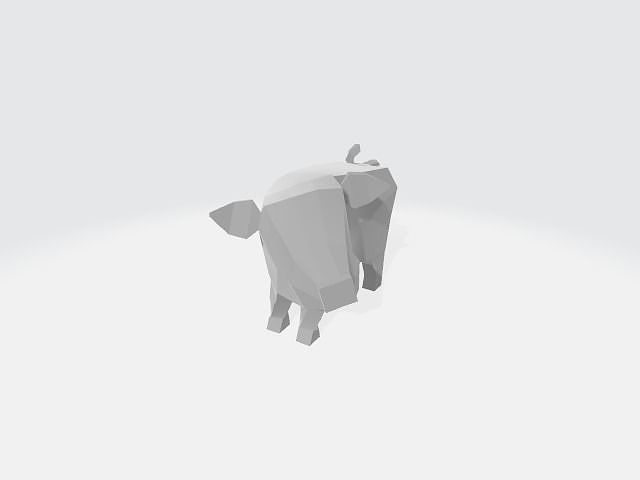 Pig - Unity use free 3D model | CGTrader