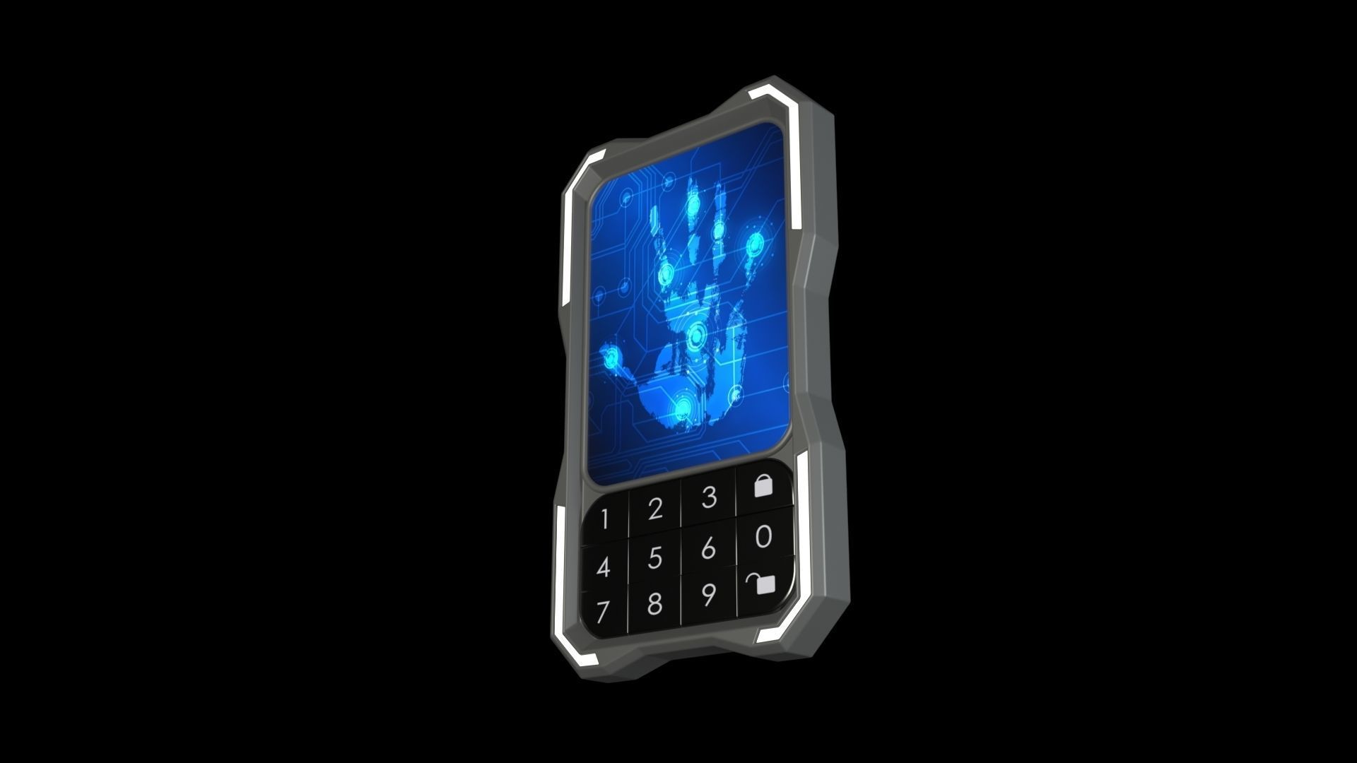 Hand Scanner Sci-Fi 3D model | CGTrader