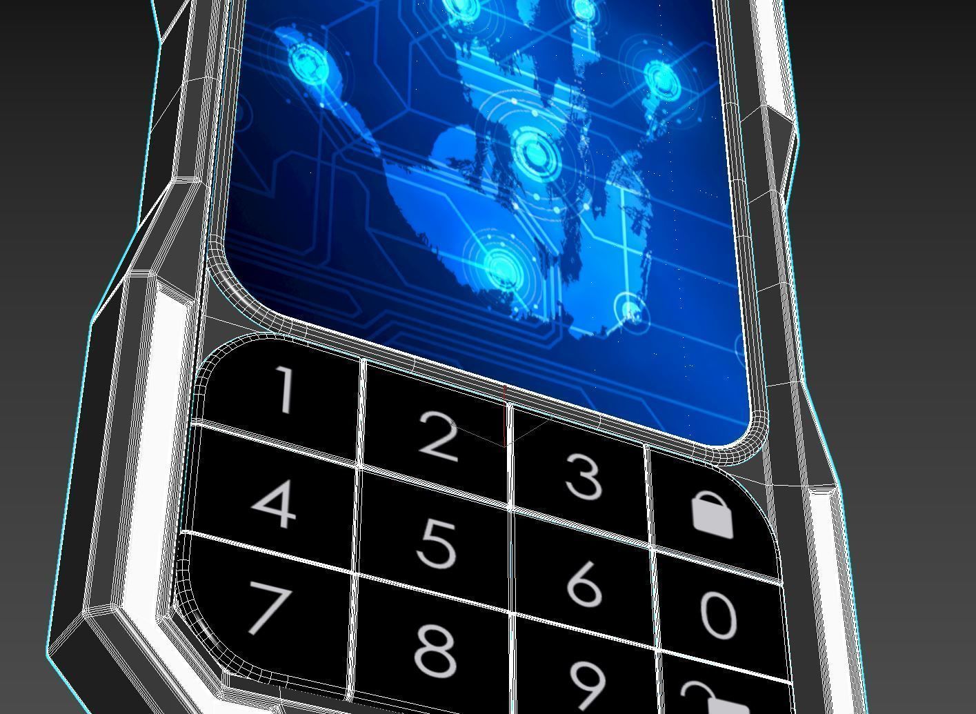 Hand Scanner Sci-Fi 3D model | CGTrader