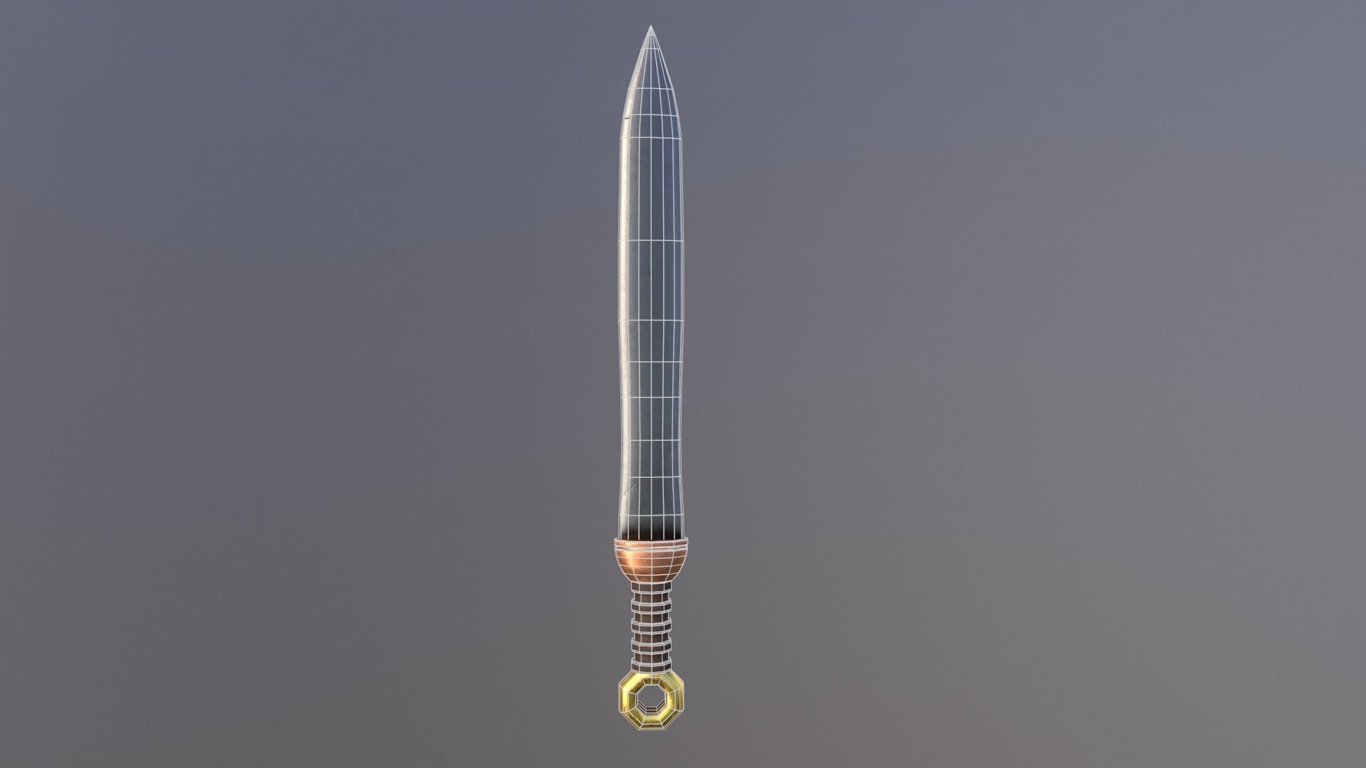 3D model Gladius Roman Sword Stylized PBR VR / AR / low-poly | CGTrader