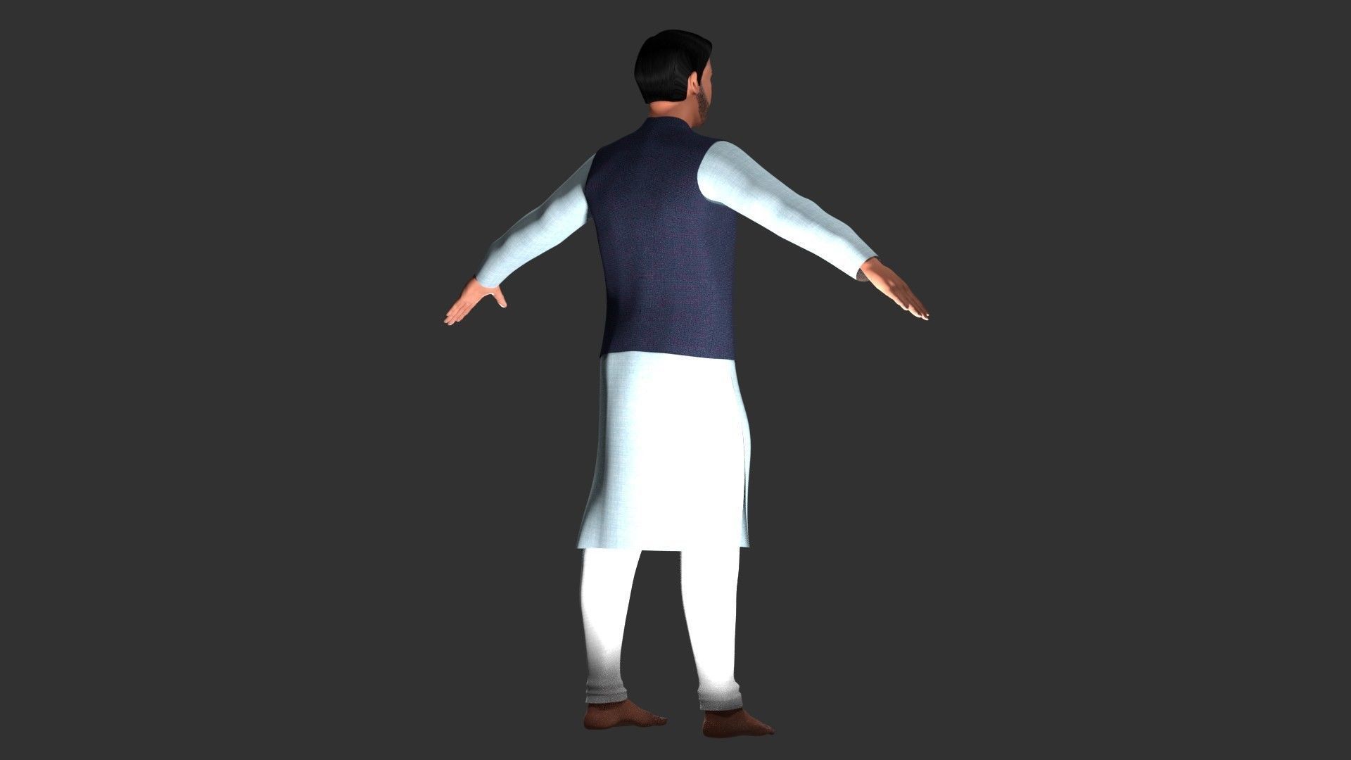 Indian Male Character-Nakul 3D model rigged | CGTrader