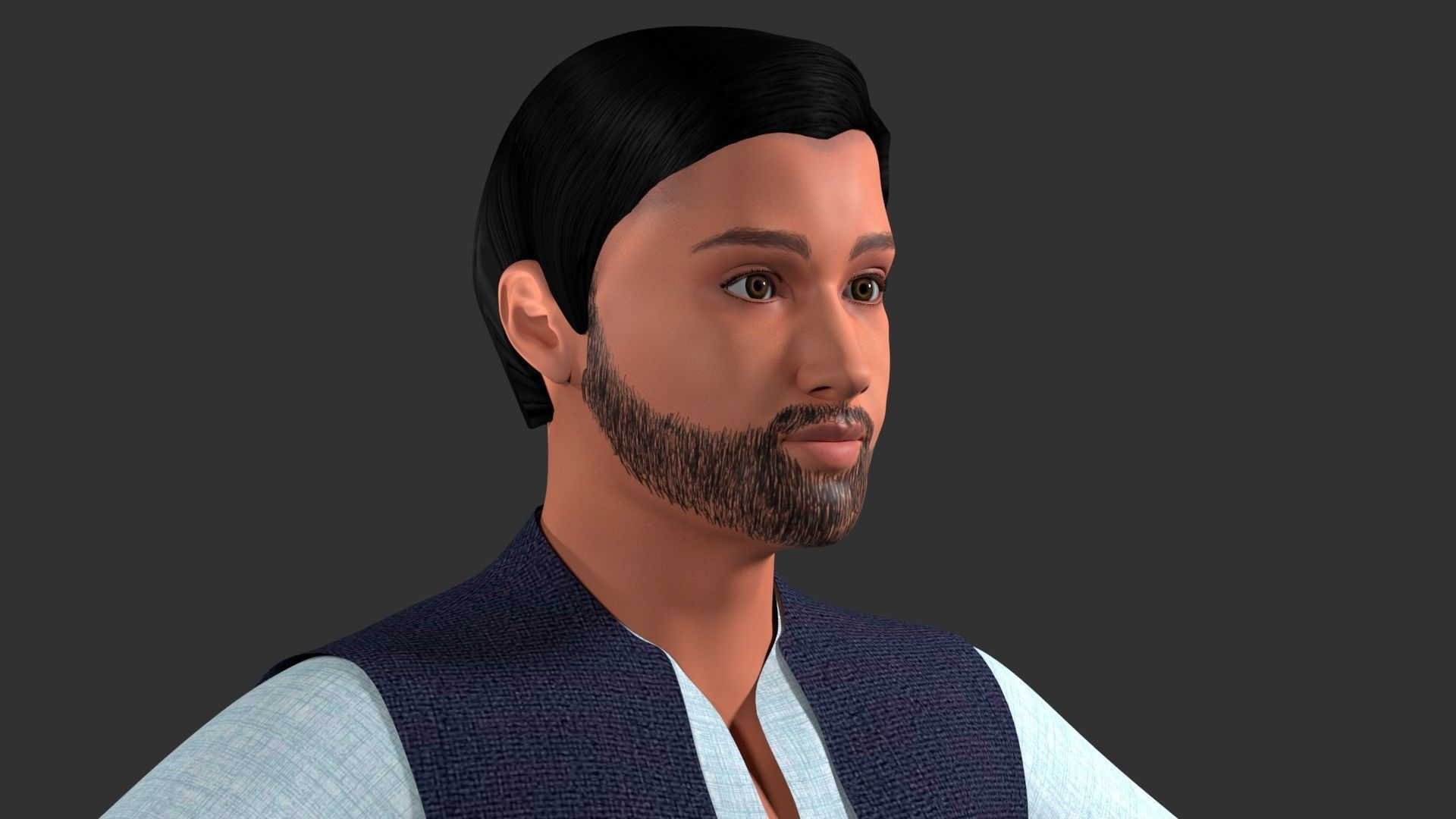 Indian Male Character-Nakul 3D model rigged | CGTrader