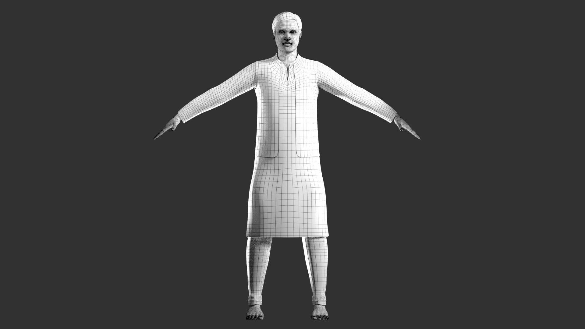 Indian Male Character-Nakul 3D model rigged | CGTrader