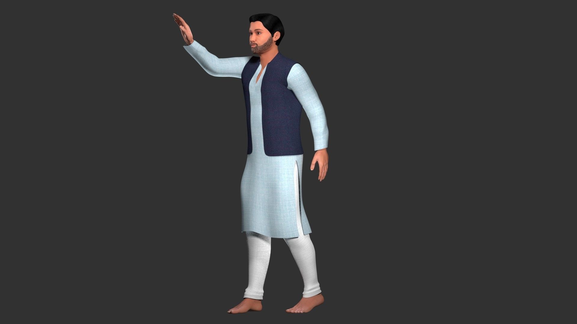 Indian Male Character-Nakul 3D model rigged | CGTrader