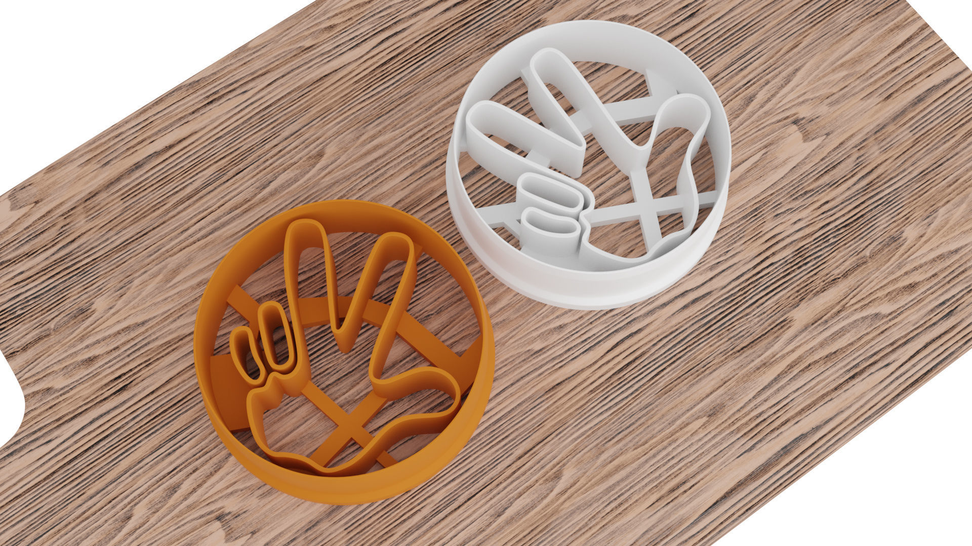 The shape of a hand from a cartoon fixie for a 3d printer 3D model 3D ...