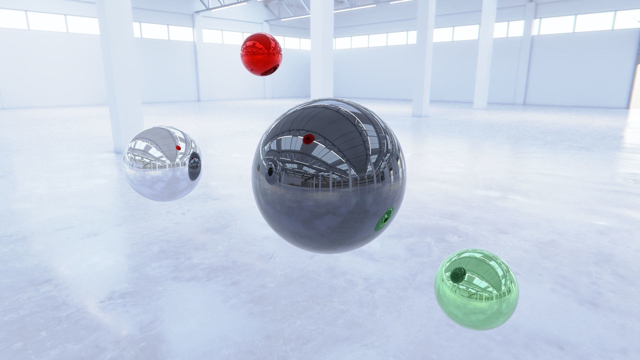 Texture HDRI - Industrial Warehouse Interior 2b VR / AR / low-poly ...
