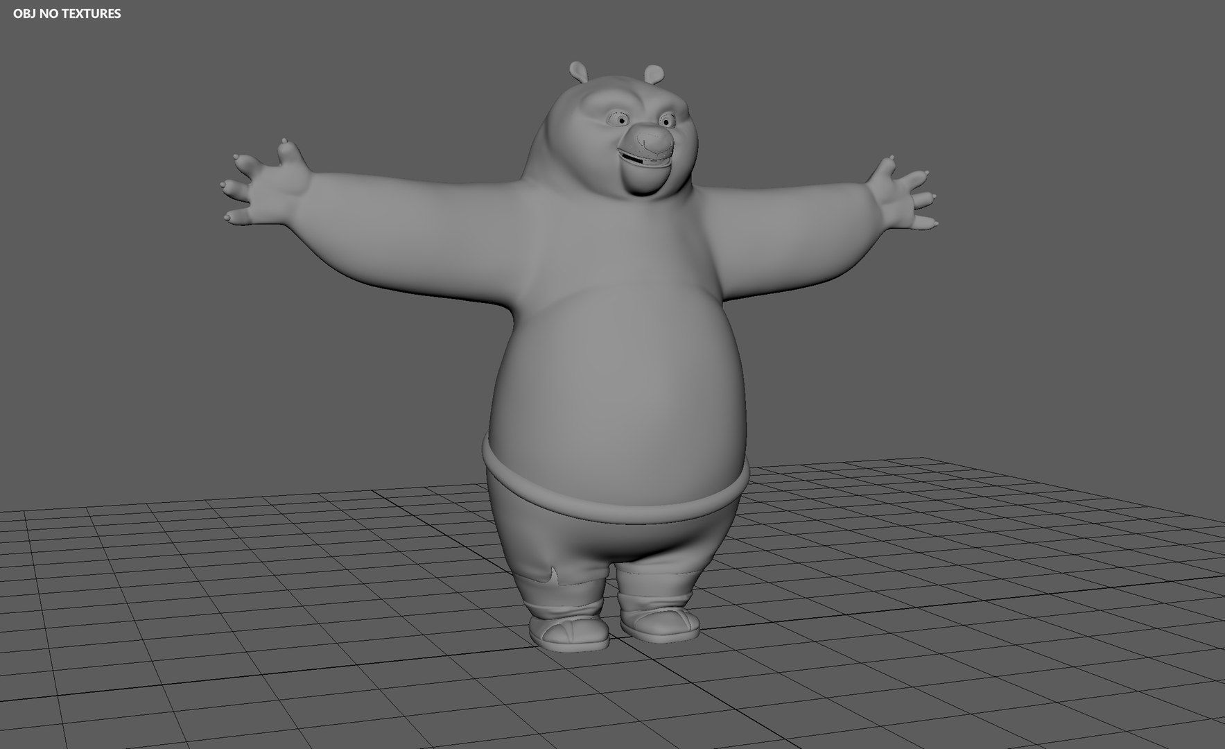 Kungfu Panda Po 3D model | CGTrader