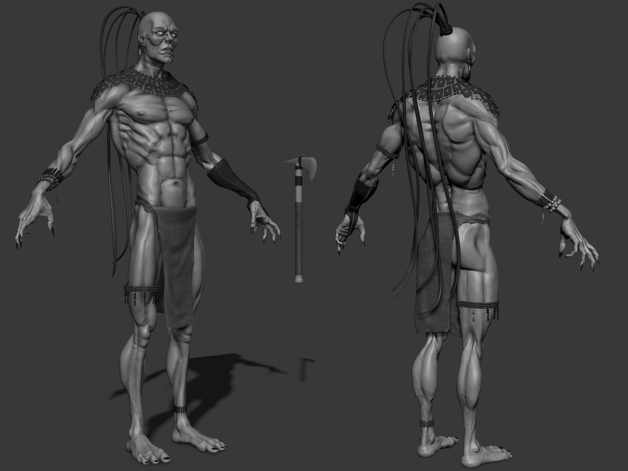 Gangly 3D model | CGTrader