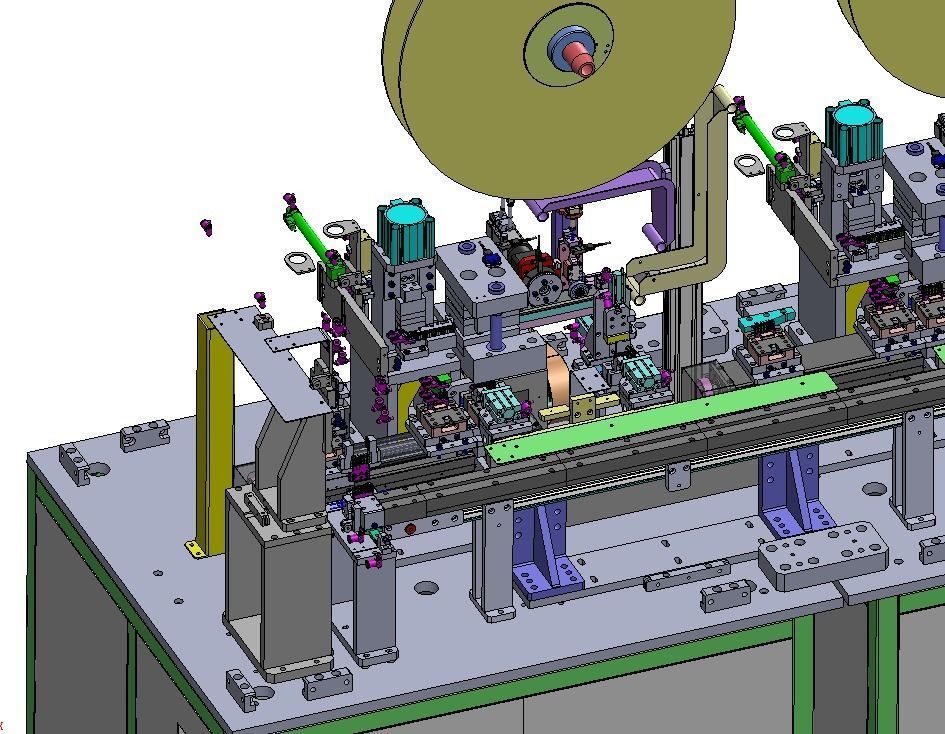 Auto linker bending and cutting machine 3D model | CGTrader
