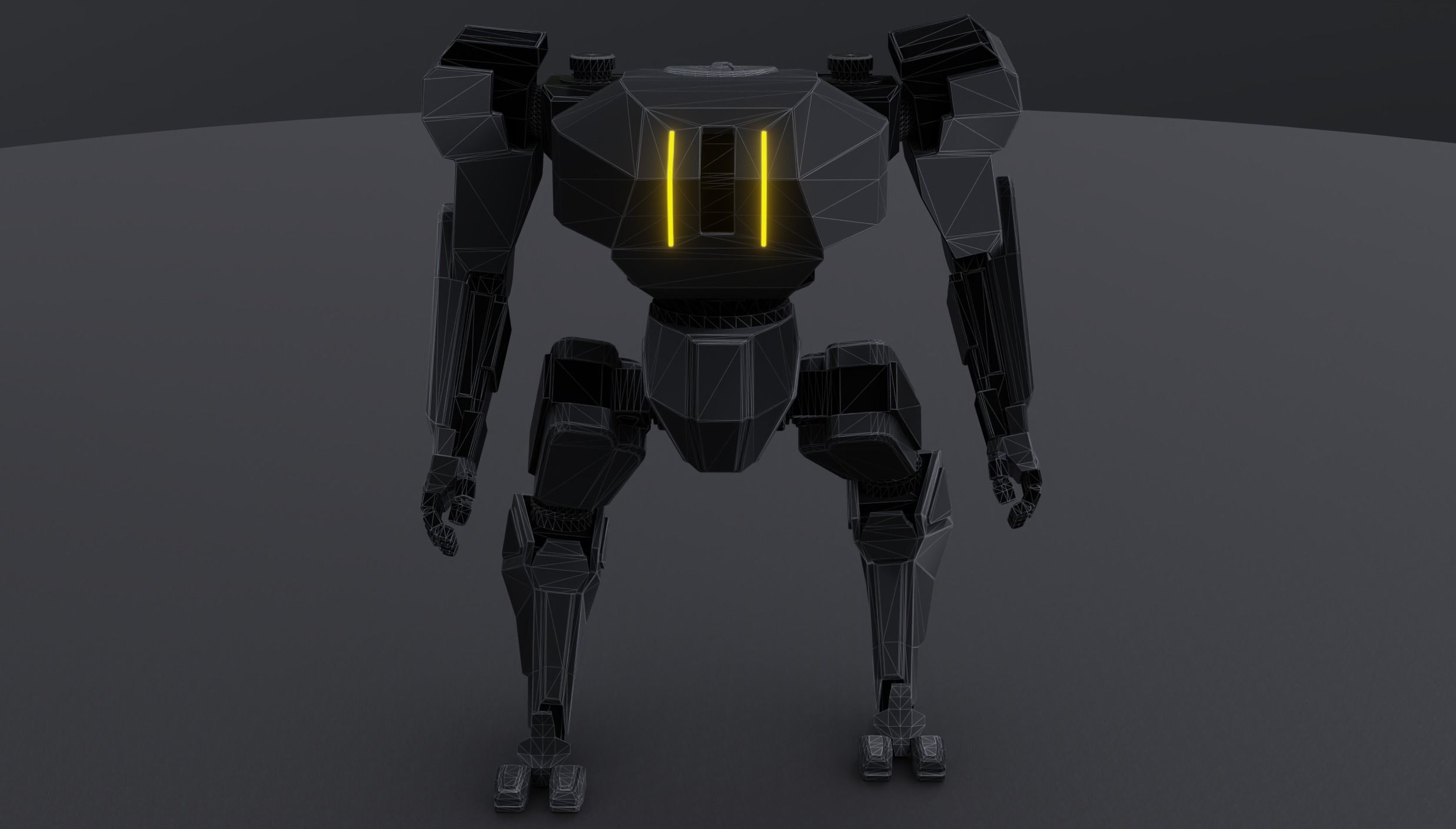 3D model Military Combat Mech Fully Rigged VR / AR / low-poly | CGTrader