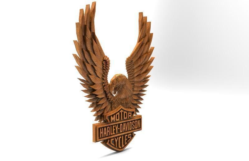 Harley davidson CNC 8 3D model 3D printable | CGTrader