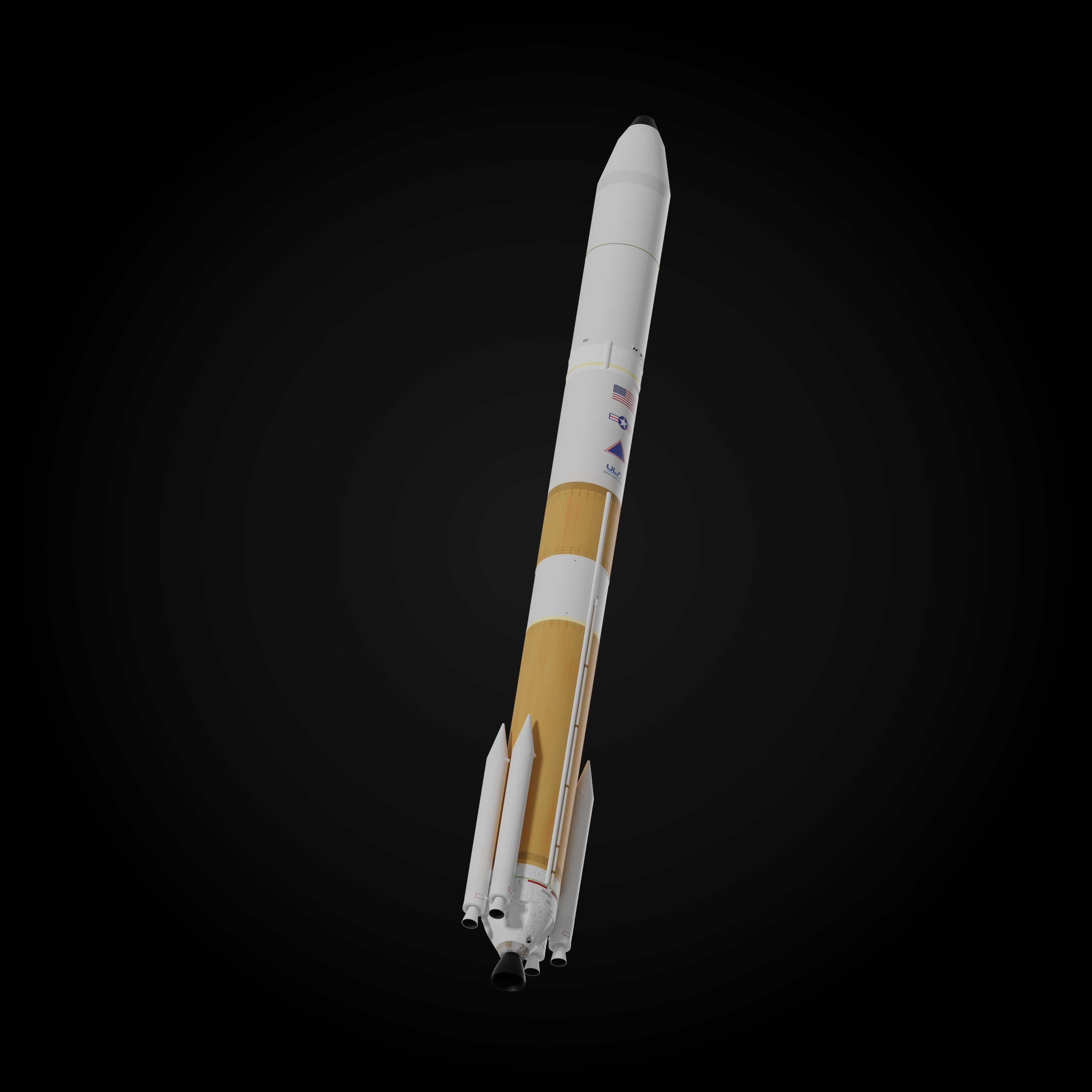Delta IV Rocket 3D model | CGTrader