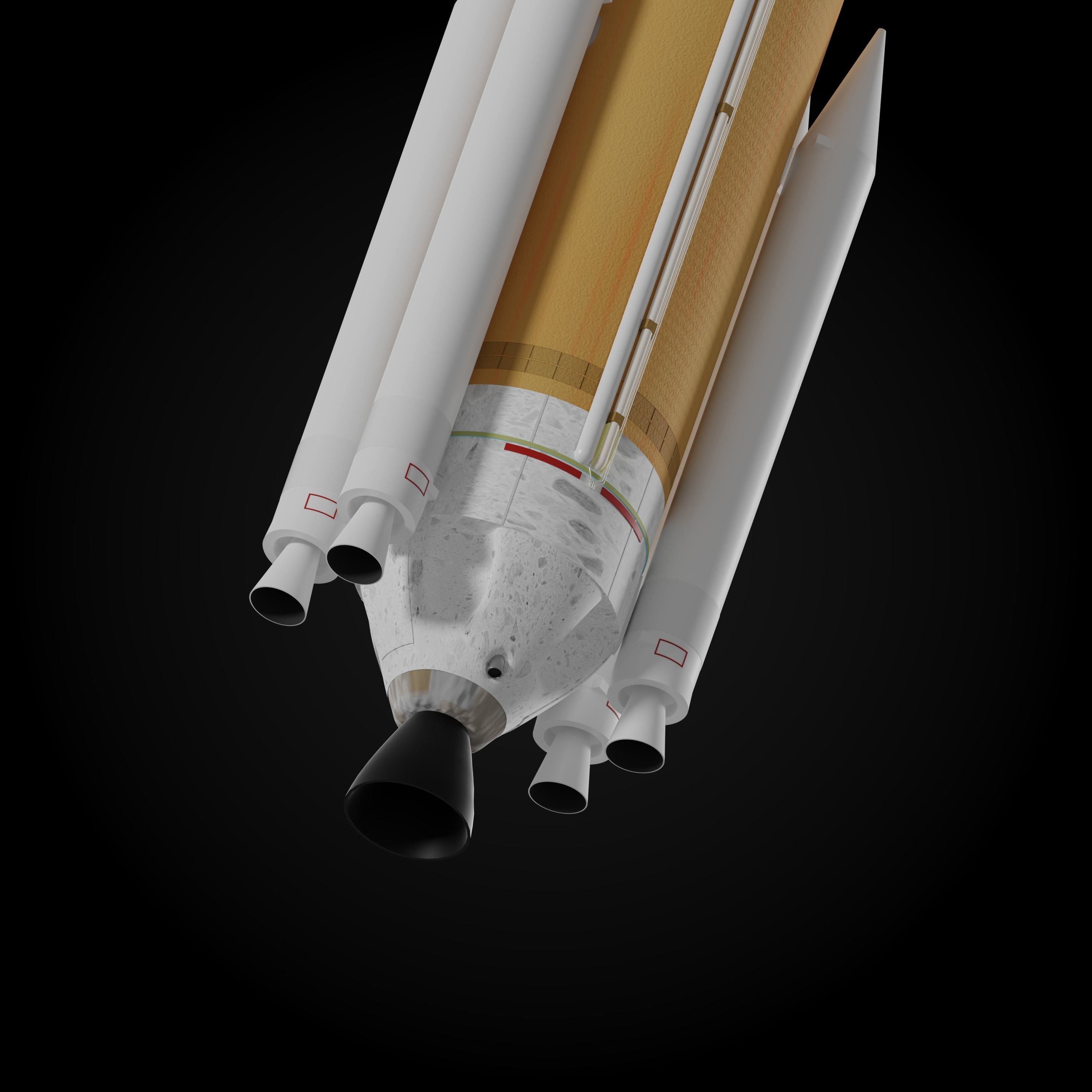 Delta IV Rocket 3D model | CGTrader
