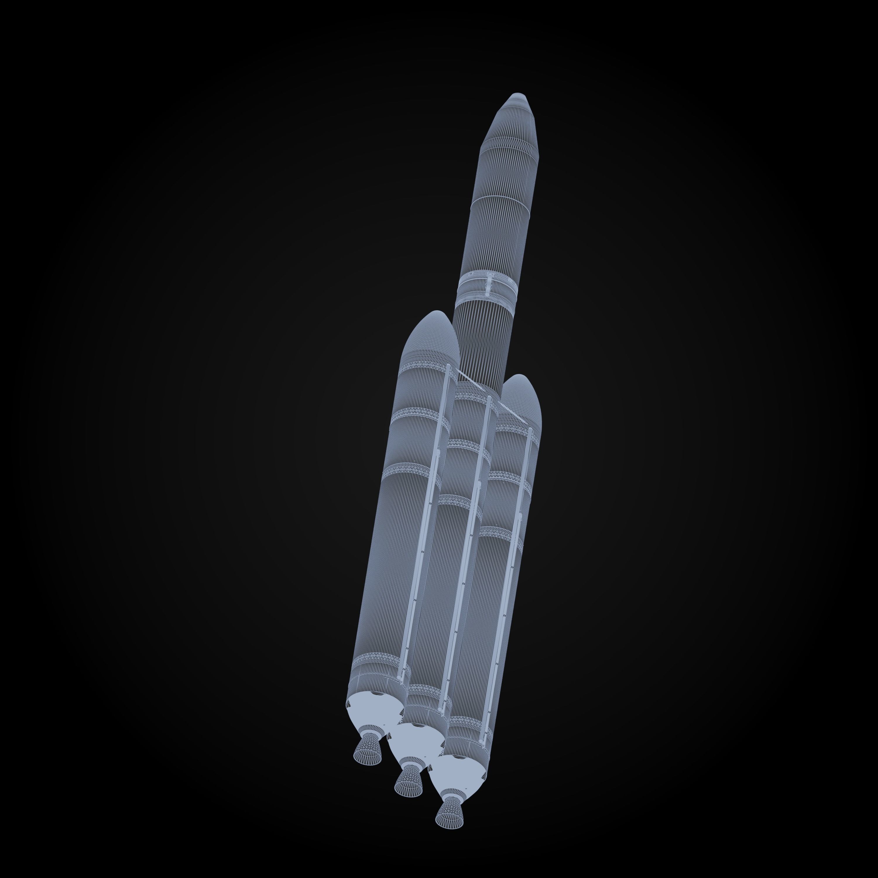 Delta IV Rocket 3D model | CGTrader