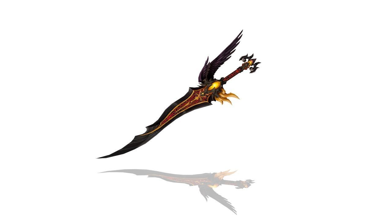 3D model Angel Dagger VR / AR / low-poly | CGTrader