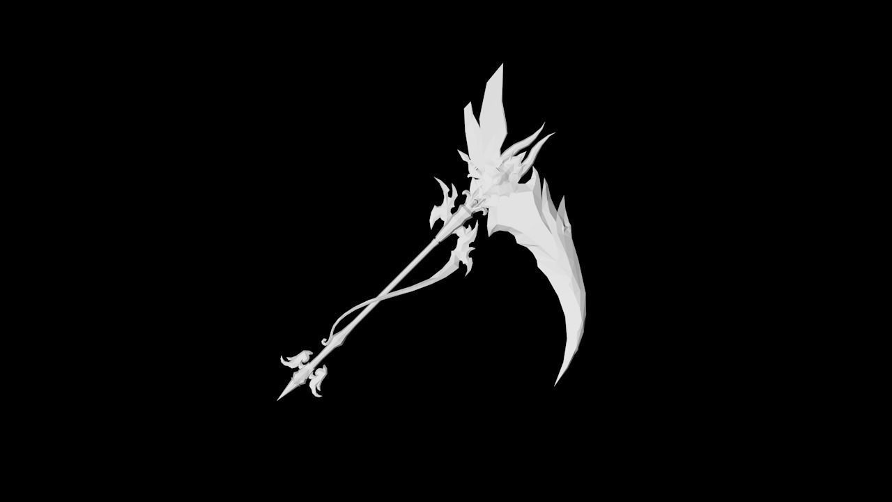 3D model Angel Scythe VR / AR / low-poly | CGTrader