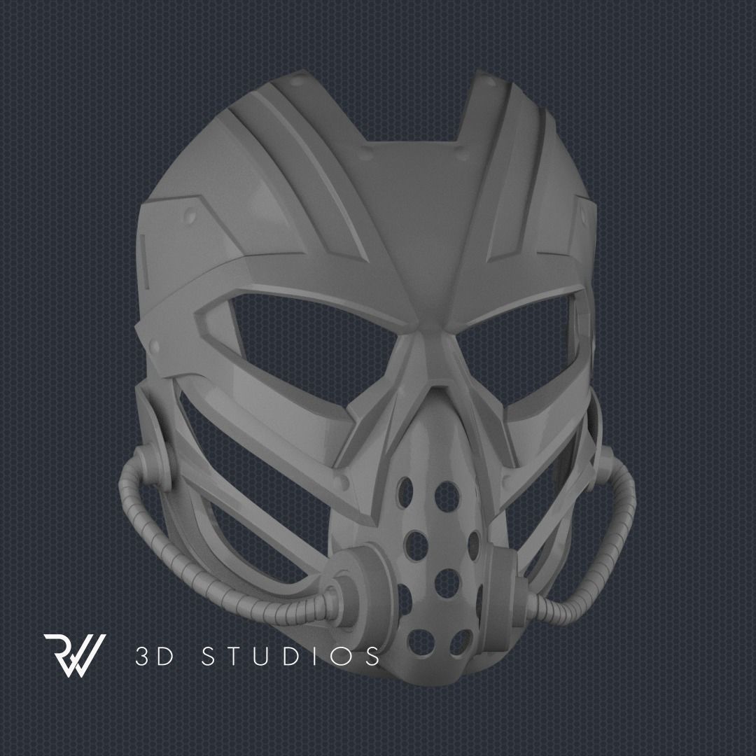 MK11 Kabal Mask V01 - STL File 3D model 3D printable | CGTrader