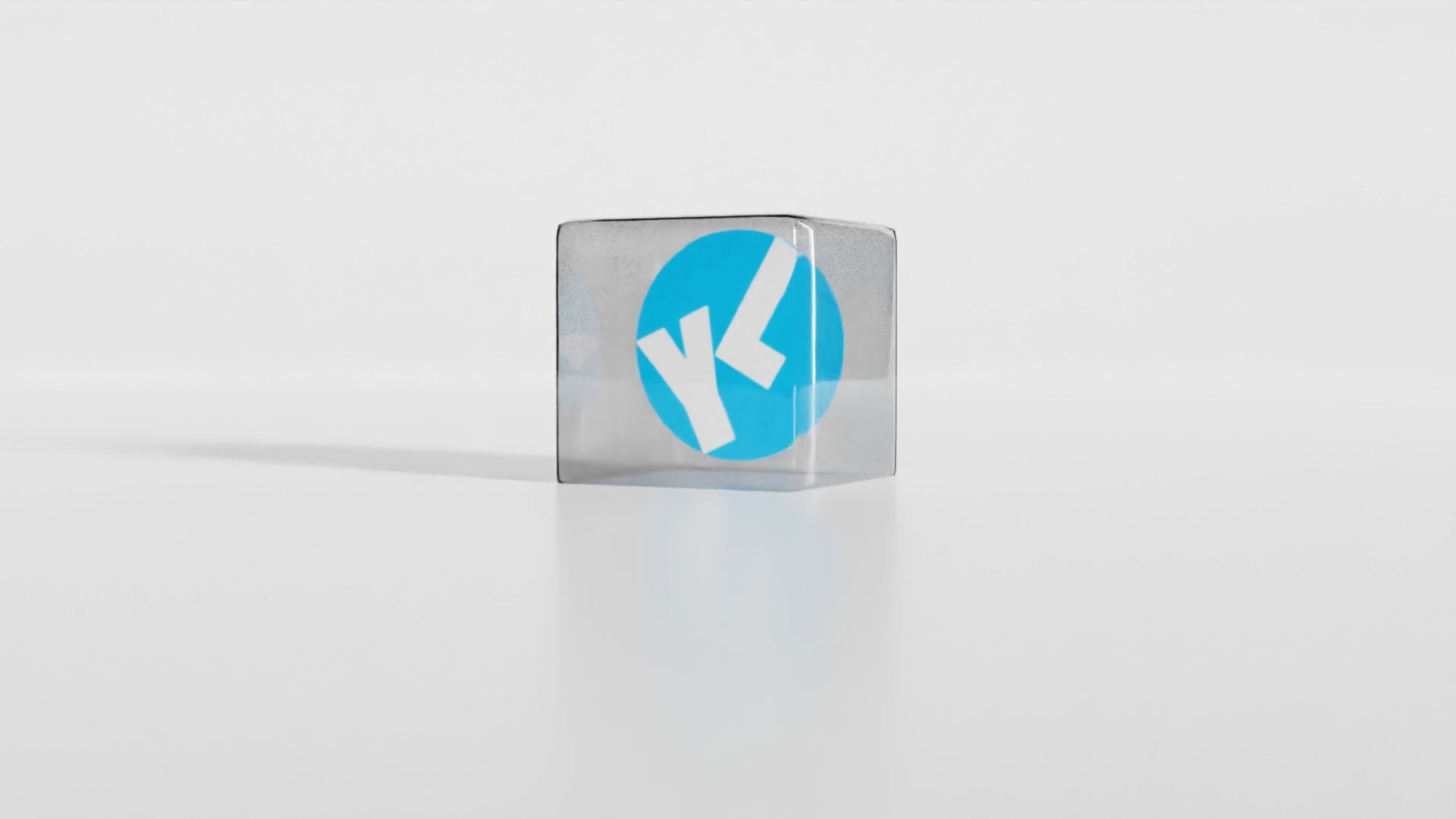 3D model Exploding Glass Cube 3D Intro Logo Reveal Template for Blender ...